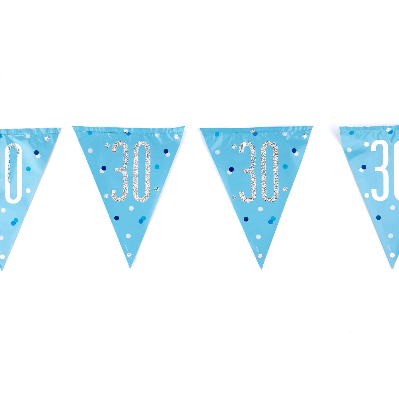Buy Blue 30th Birthday Party Tableware & Decorations Bundle - 16 Guests ...