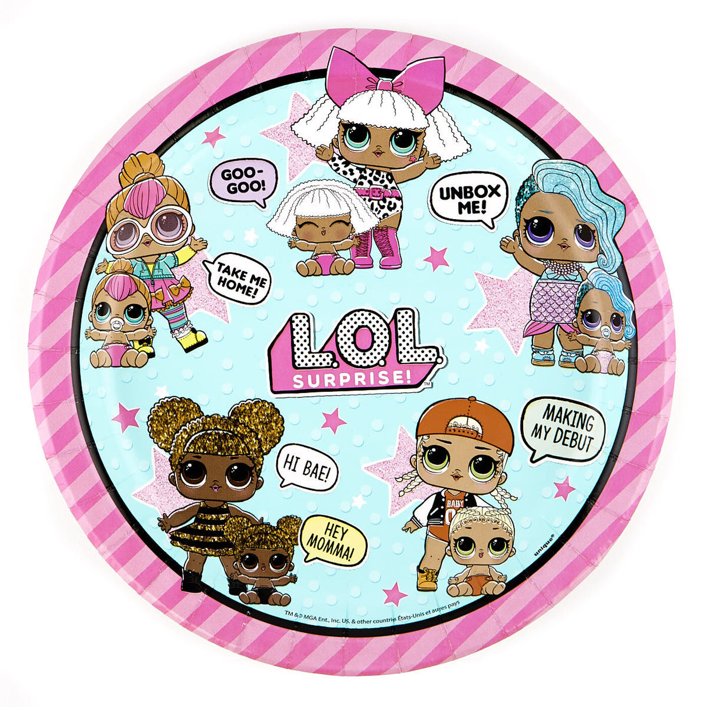 Buy LOL Surprise Party Tableware & Decoration Bundle - 16 Guests for ...