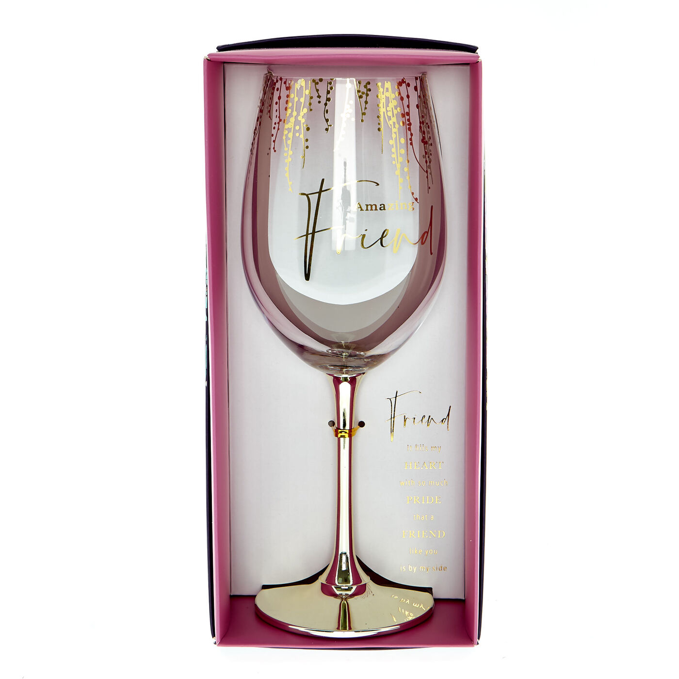 Buy Amazing Friend Wine Glass for GBP 4.99 | Card Factory UK