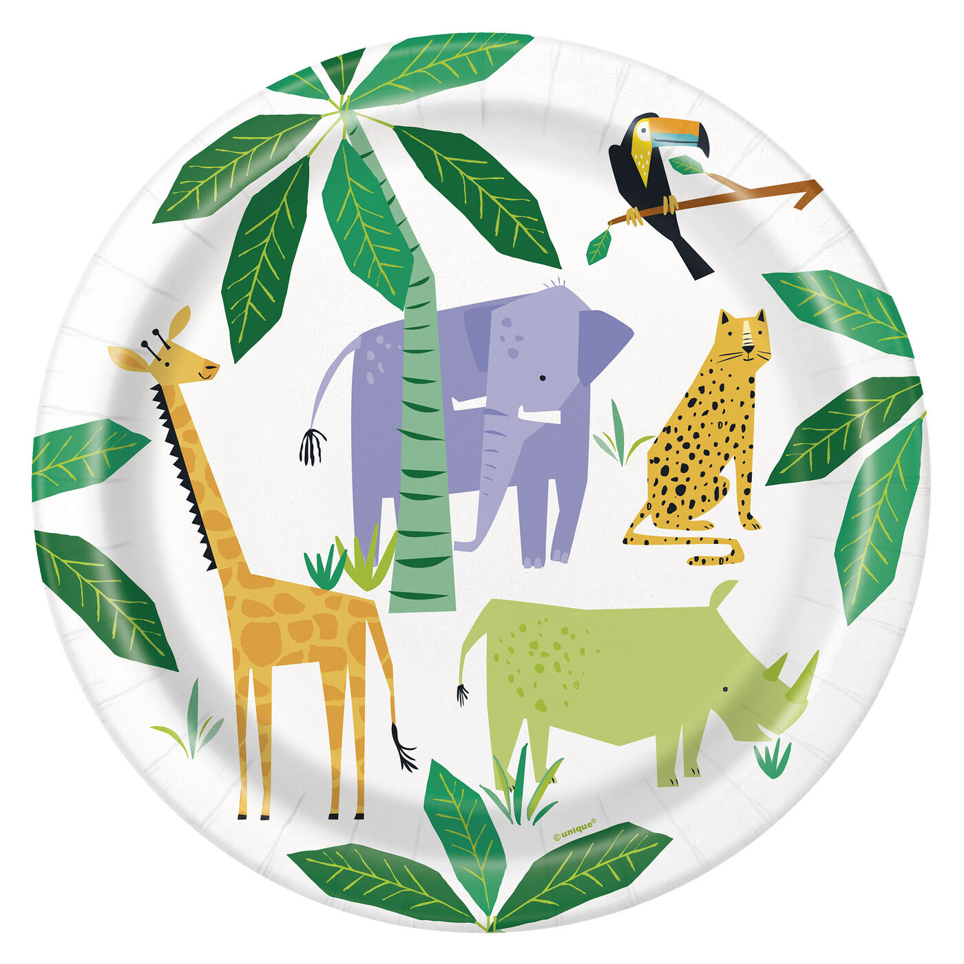 jungle theme tableware