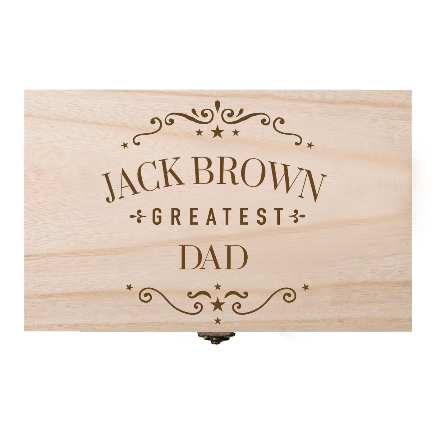 Buy Personalised Wooden Box - Greatest Dad for GBP 25.99 | Card Factory UK