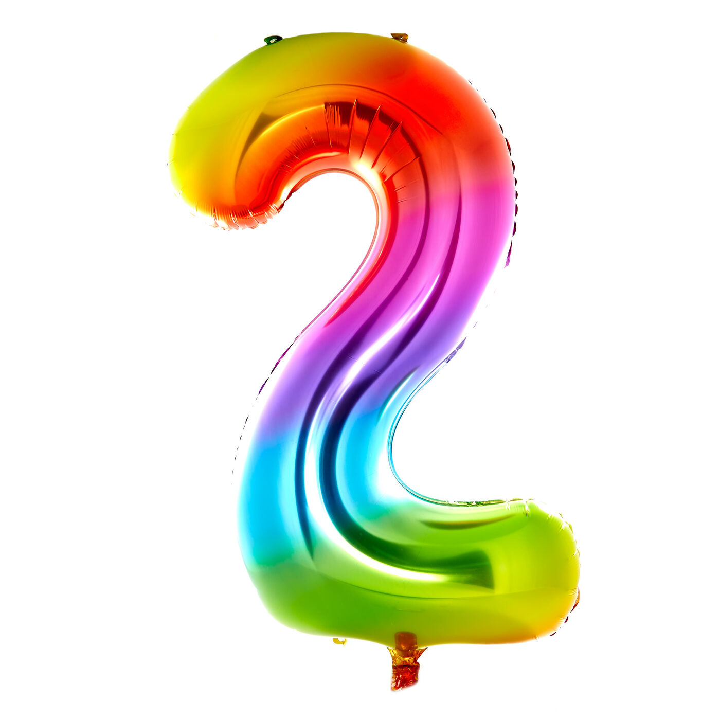 Buy Giant Rainbow Number 2 Foil Helium Balloon for GBP 6.99 | Card ...