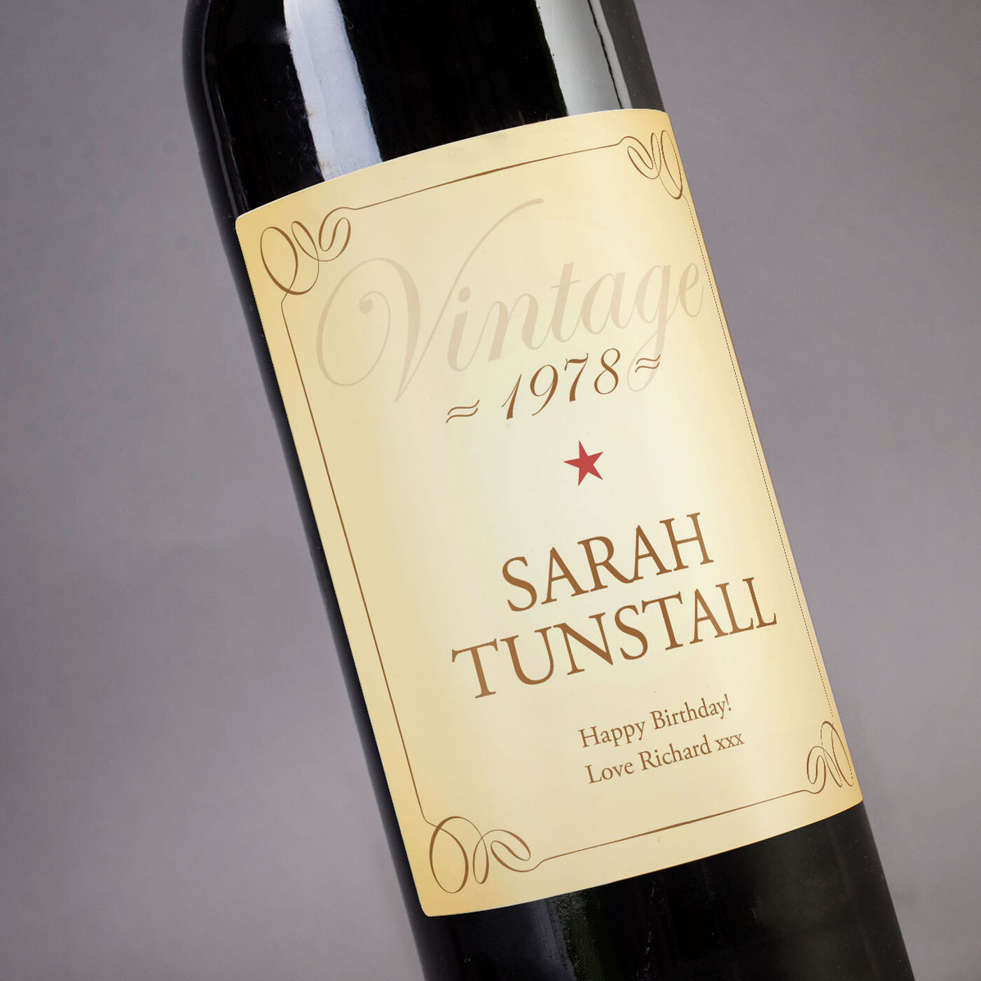 customisable wine labels