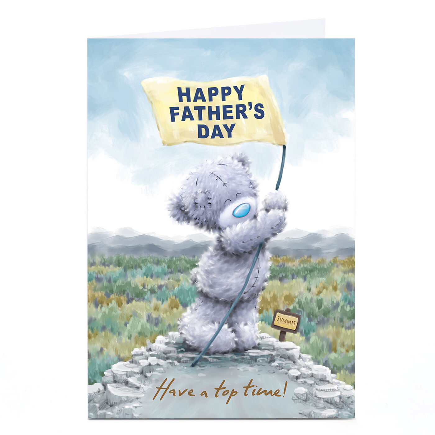 Buy Tatty Teddy Father's Day Card - Top of the Mountain Bear With Flag ...