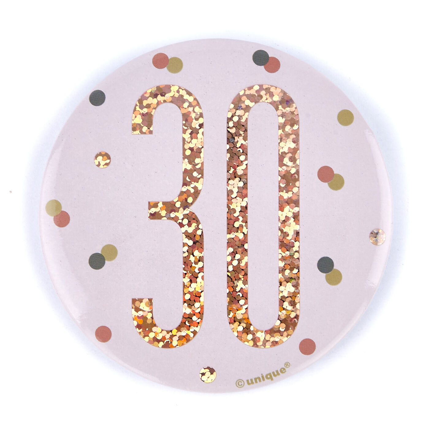 Buy Rose Gold 30th Birthday Party Accessories Kit - 11 Pieces for GBP 8 ...