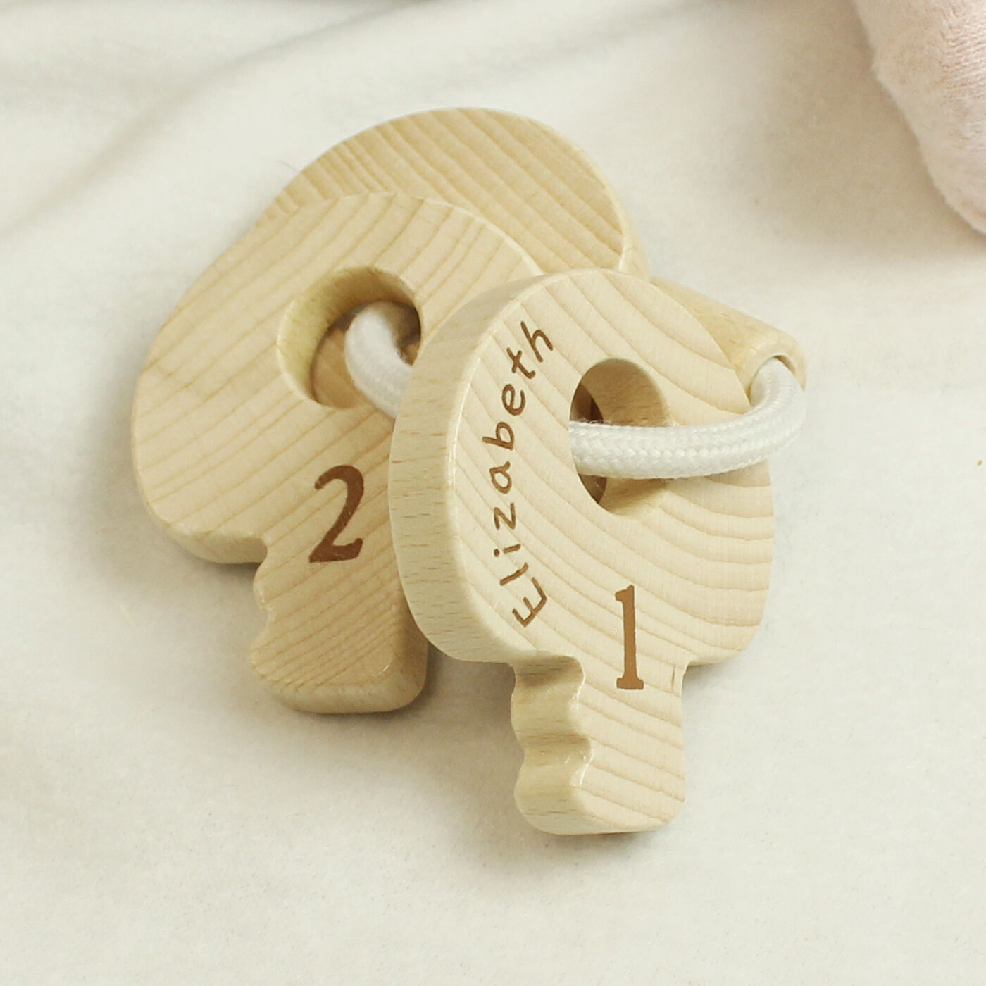 Buy Personalised Wooden Baby Keys for GBP 15.49 | Card Factory UK