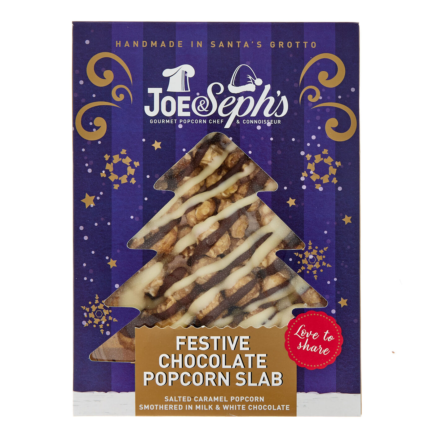 Buy Joe & Seph's Festive Chocolate Popcorn Slab for GBP 5.99 | Card ...