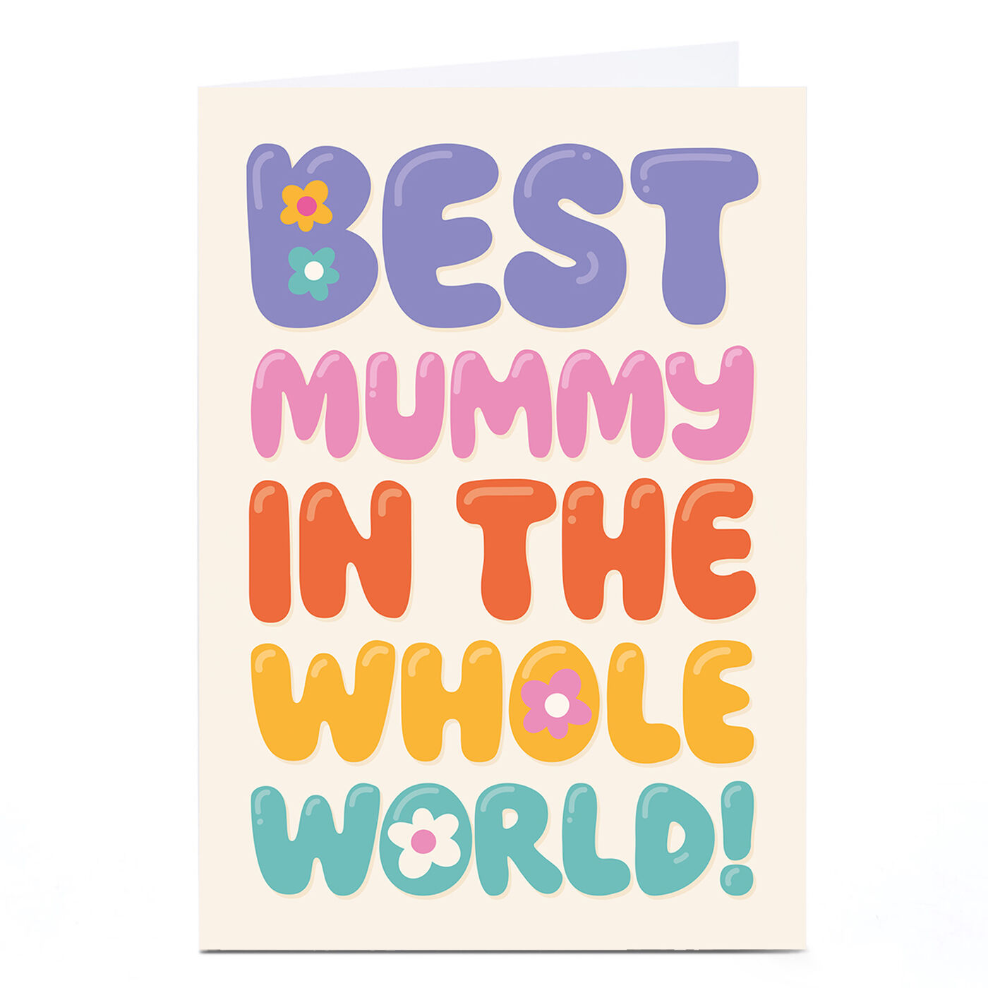 Buy Pigment Mother's Day Card - Best Mummy in the World Bubble Writing ...