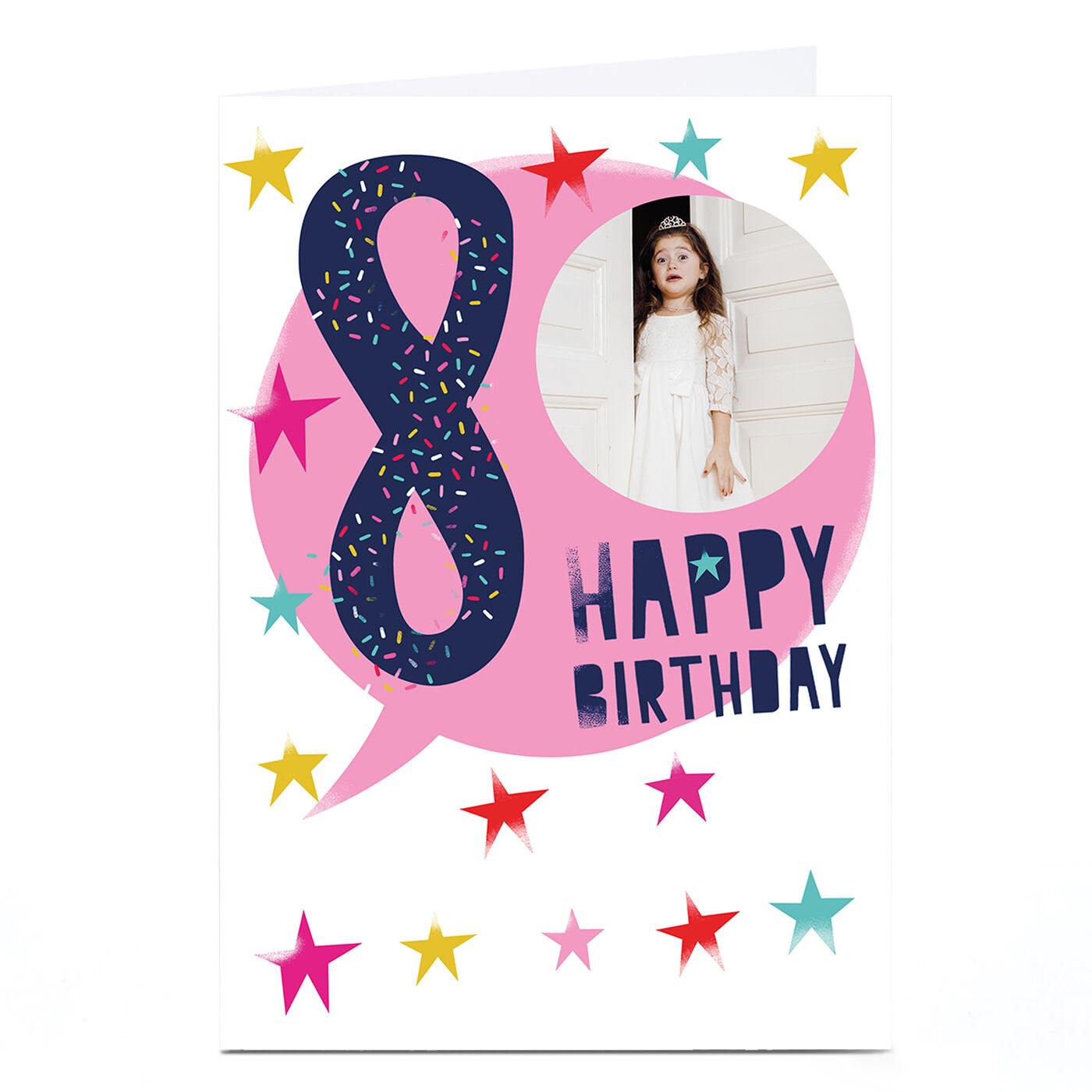 Buy Photo Hello Munki Birthday Card - Age 8 for GBP 2.29 | Card Factory UK
