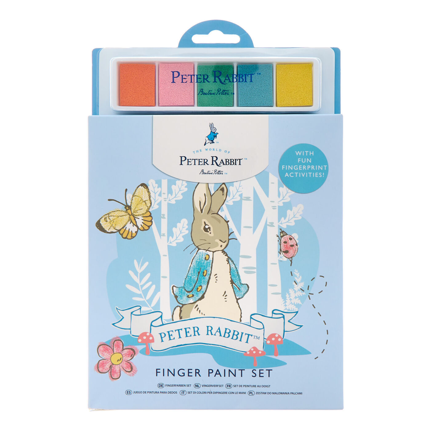 Buy Peter Rabbit Finger Paint Set for GBP 3.99 | Card Factory UK
