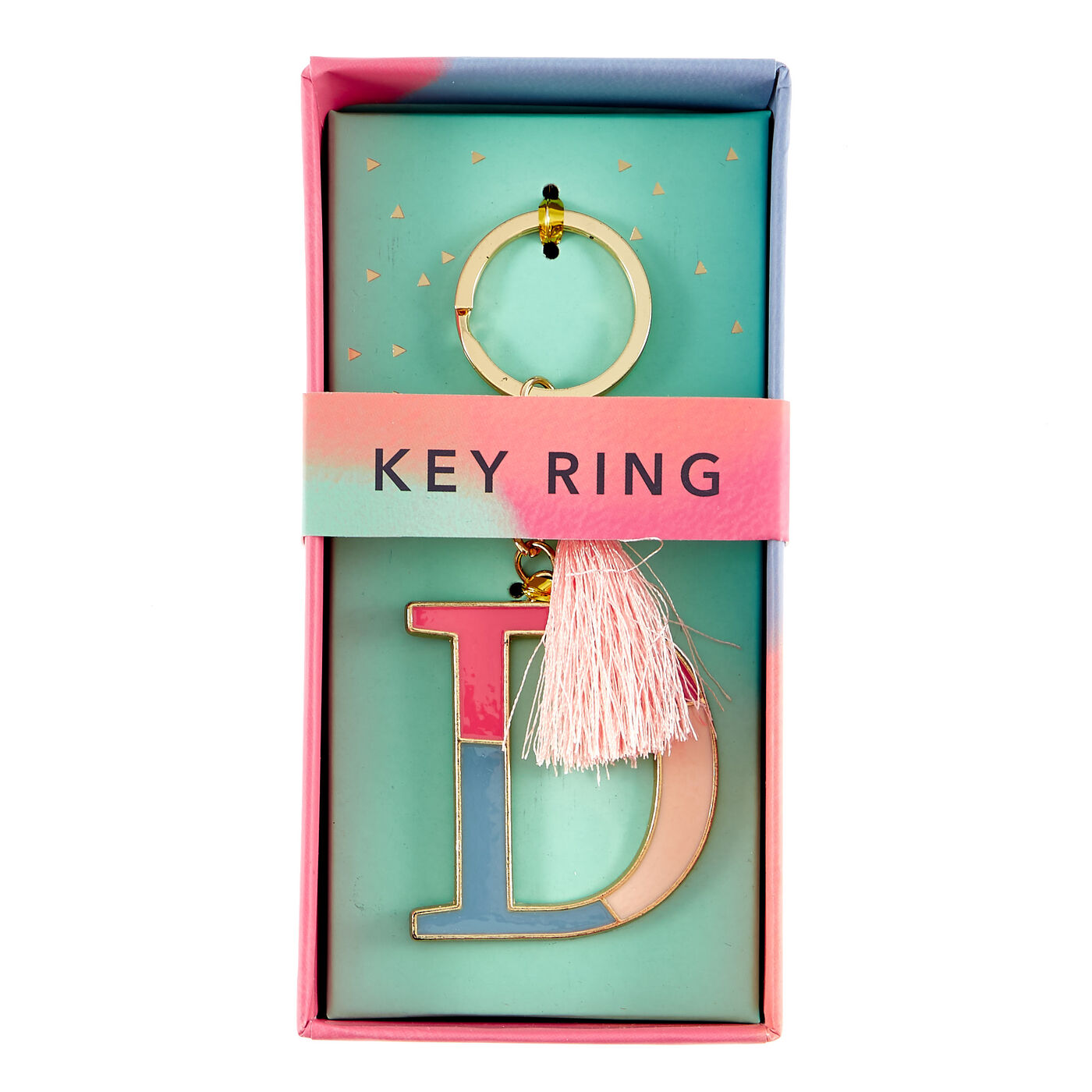 Buy Initial Keyring - D for GBP 1.99 | Card Factory UK
