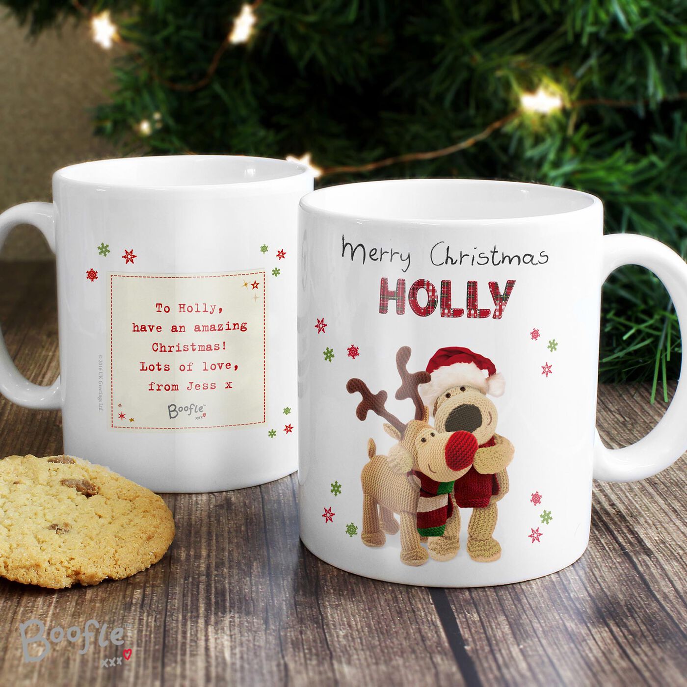 Buy Personalised Boofle Christmas Reindeer Mug for GBP 10.99 | Card ...