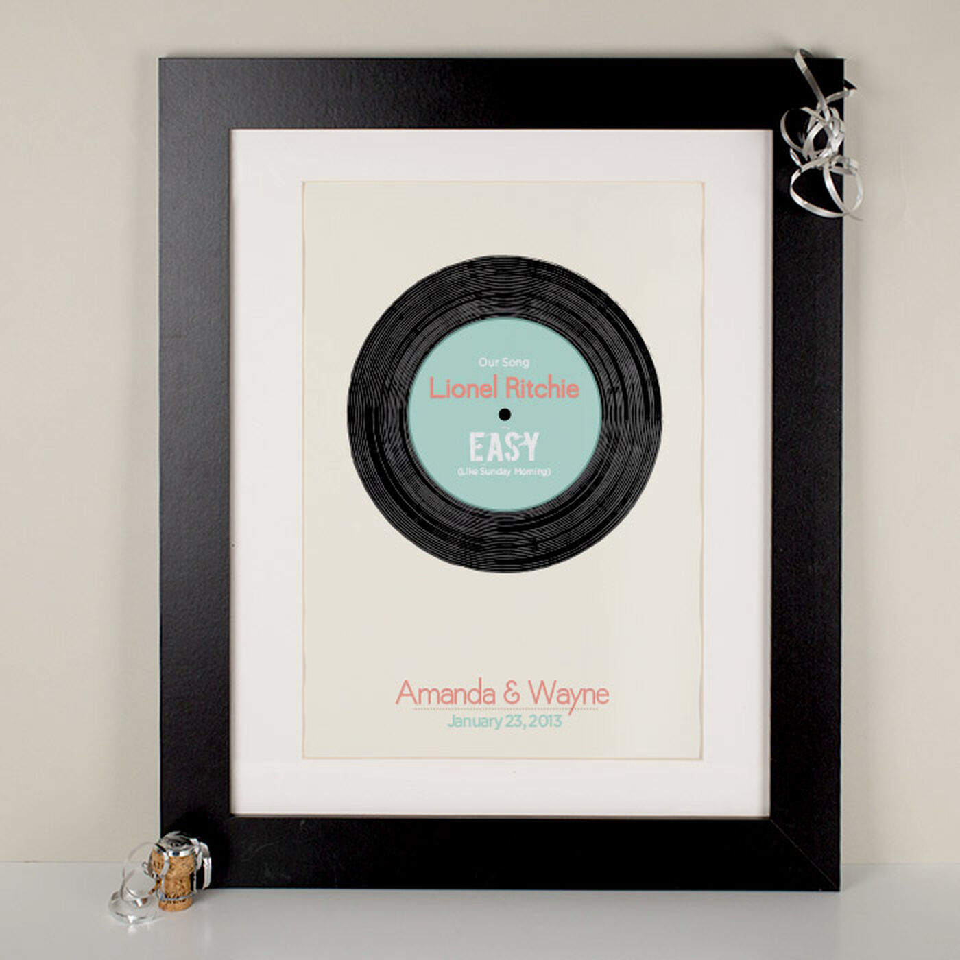 Buy Personalised Our Record Print for GBP 28.99 | Card Factory UK