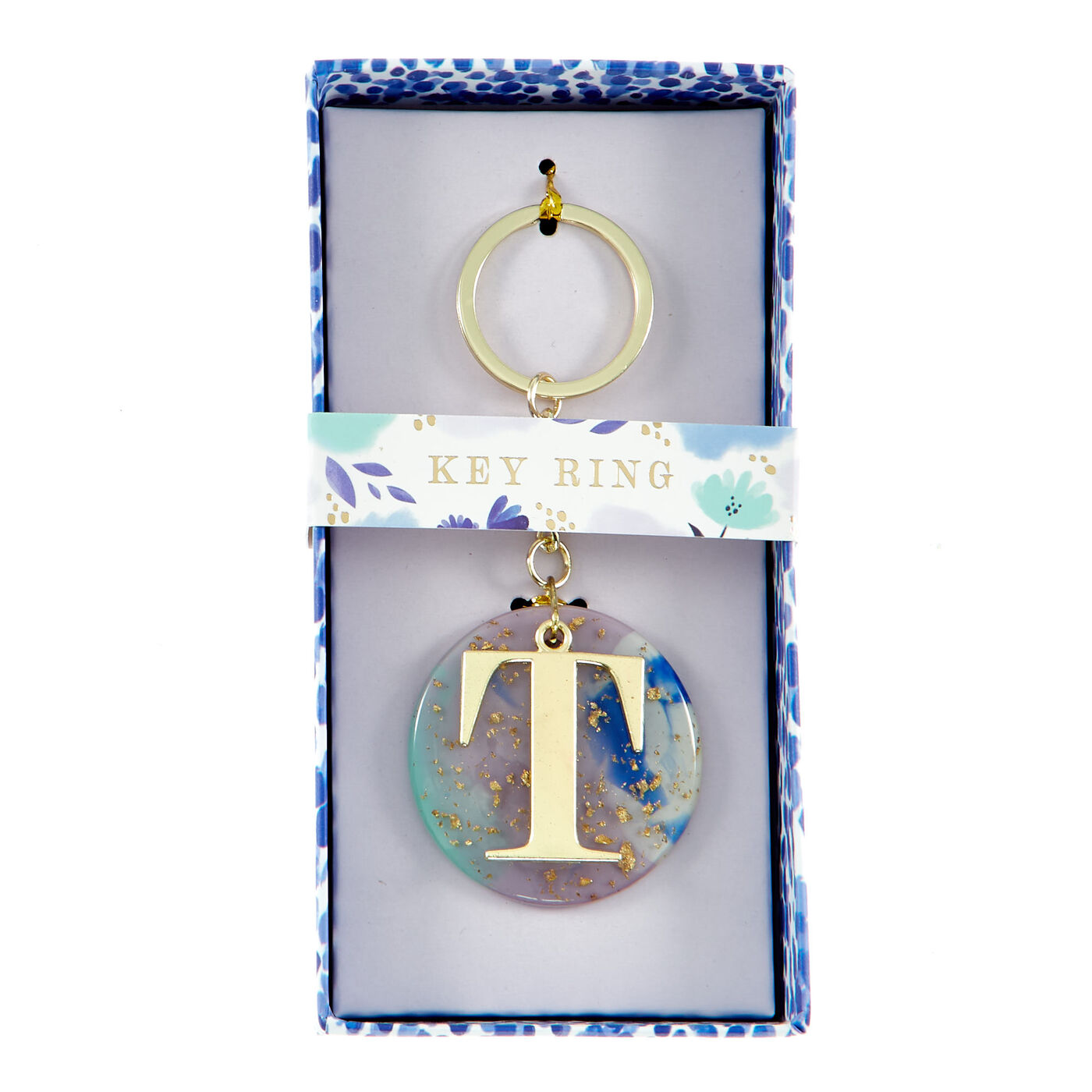 Buy Monogram Keyring Letter T for GBP 1.99 | Card Factory UK