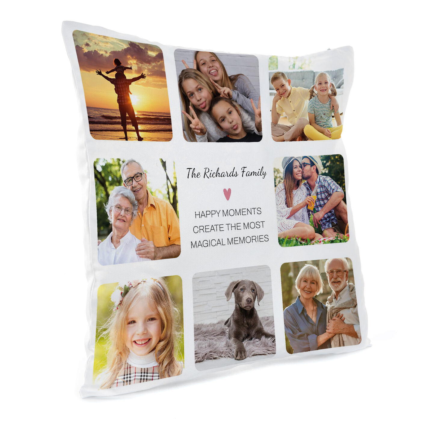 Buy Personalised Photo Cushion - Magical Memories 8 Photos for GBP 19. ...