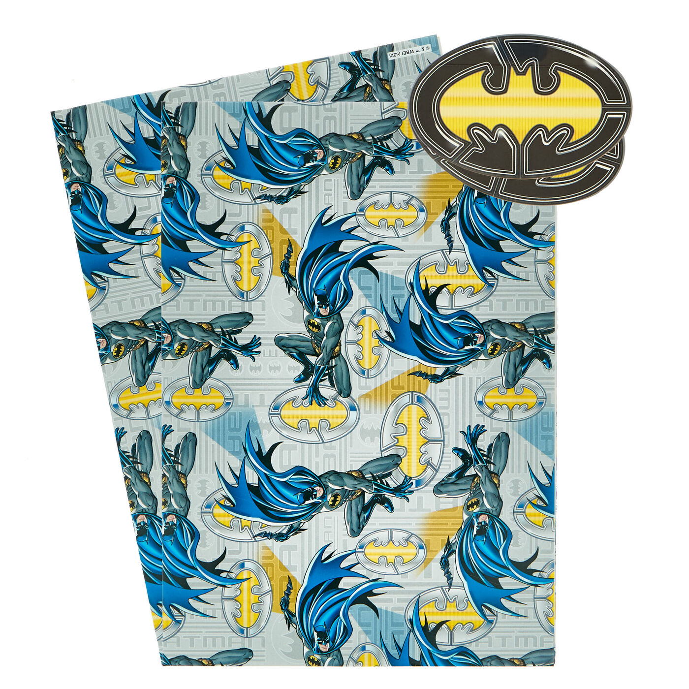Buy Batman Gift Wrap - 2 Sheets & 2 Tags for GBP 1.79 | Card Factory UK