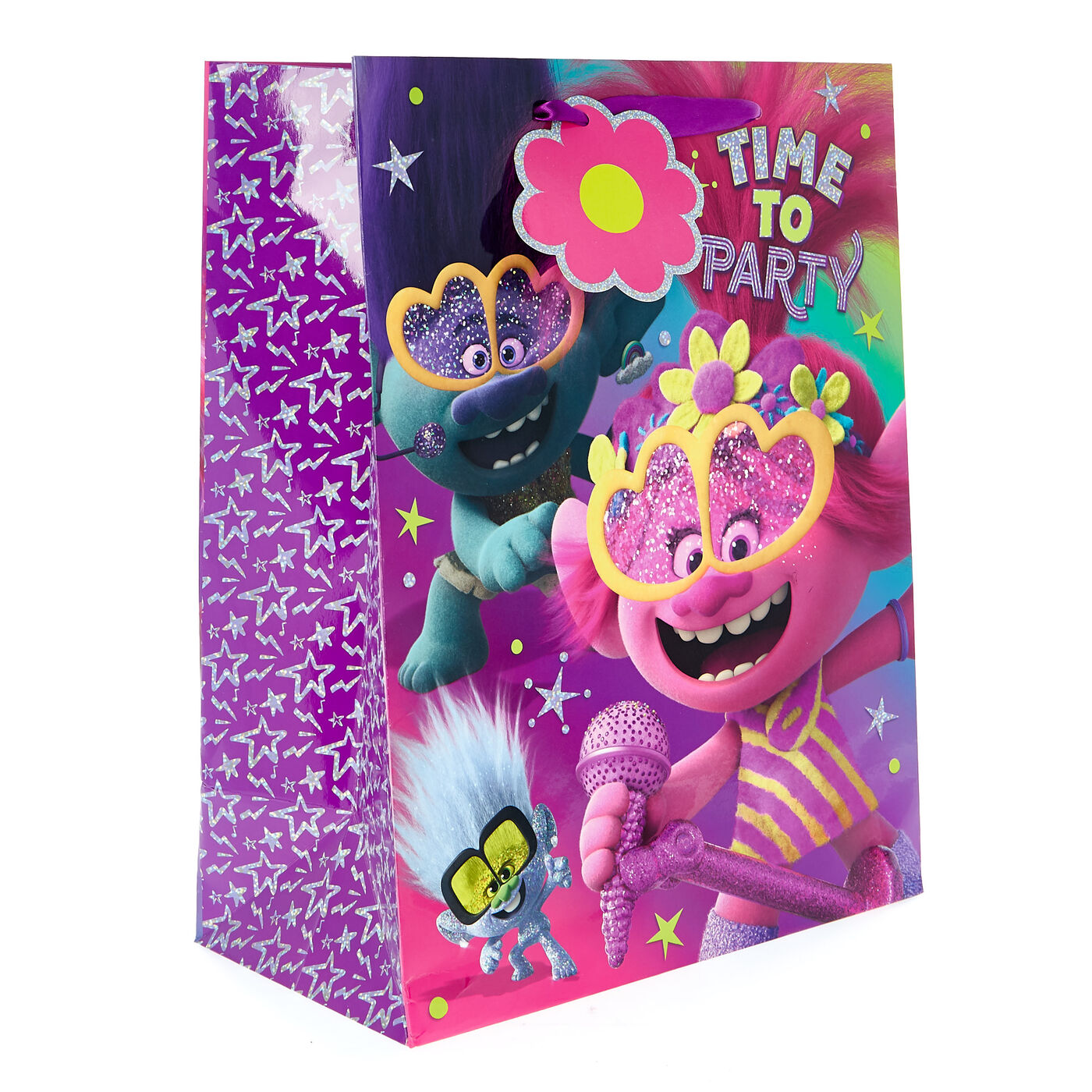 Buy Large Portrait Trolls Time To Party Gift Bag for GBP 1.69 | Card ...
