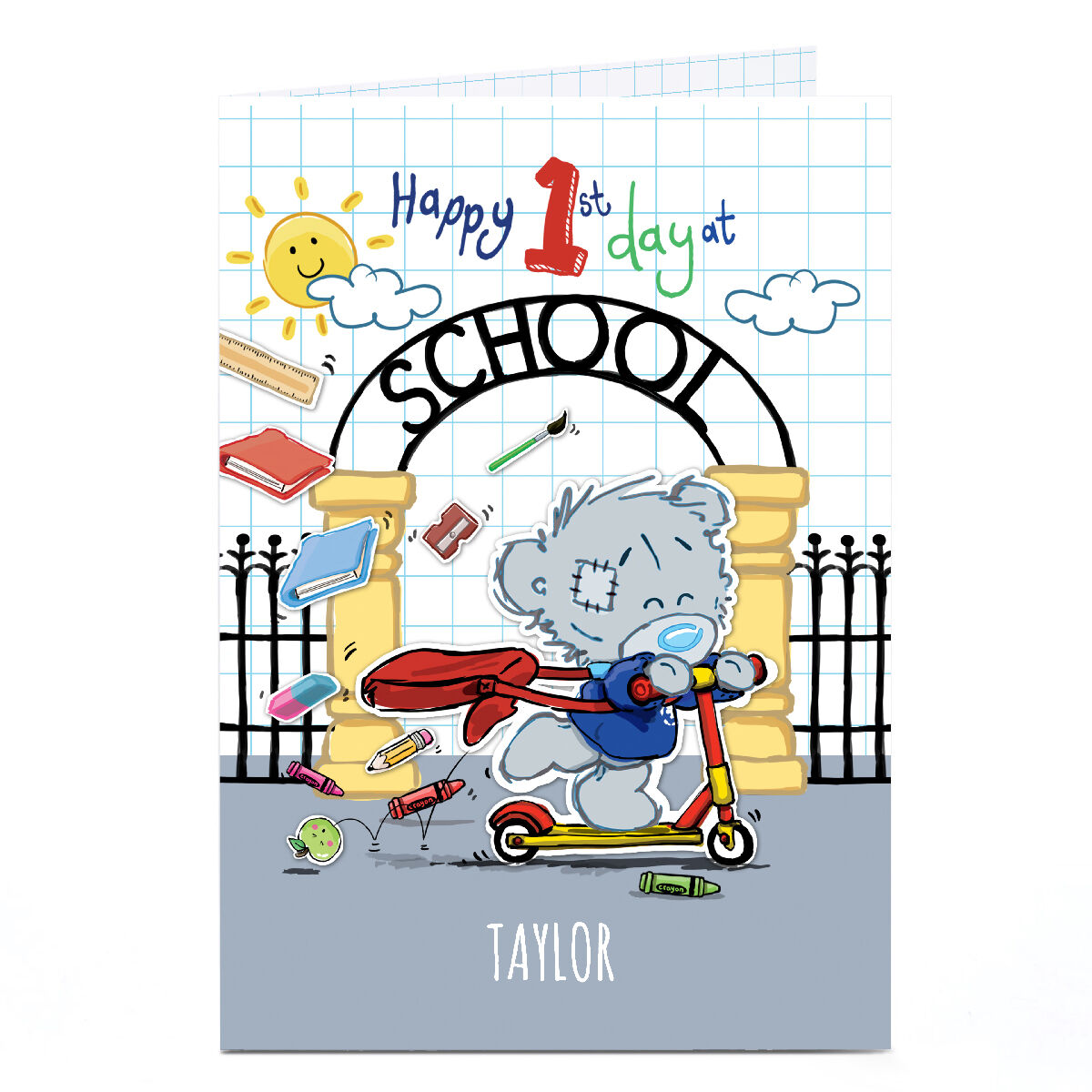 First day at school teddy store