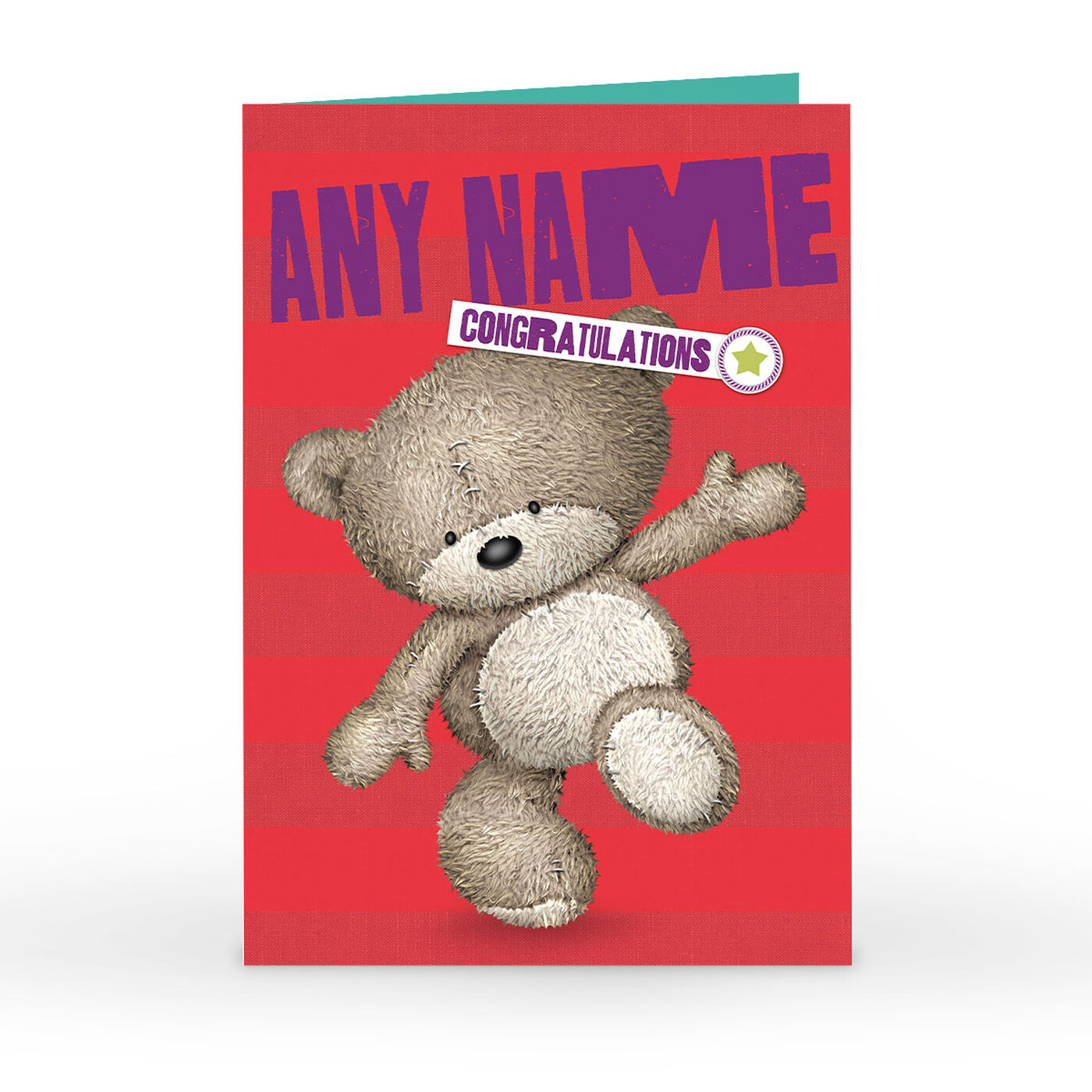 Buy Personalised Hugs Bear Congratulations Card for GBP 2.99 | Card ...