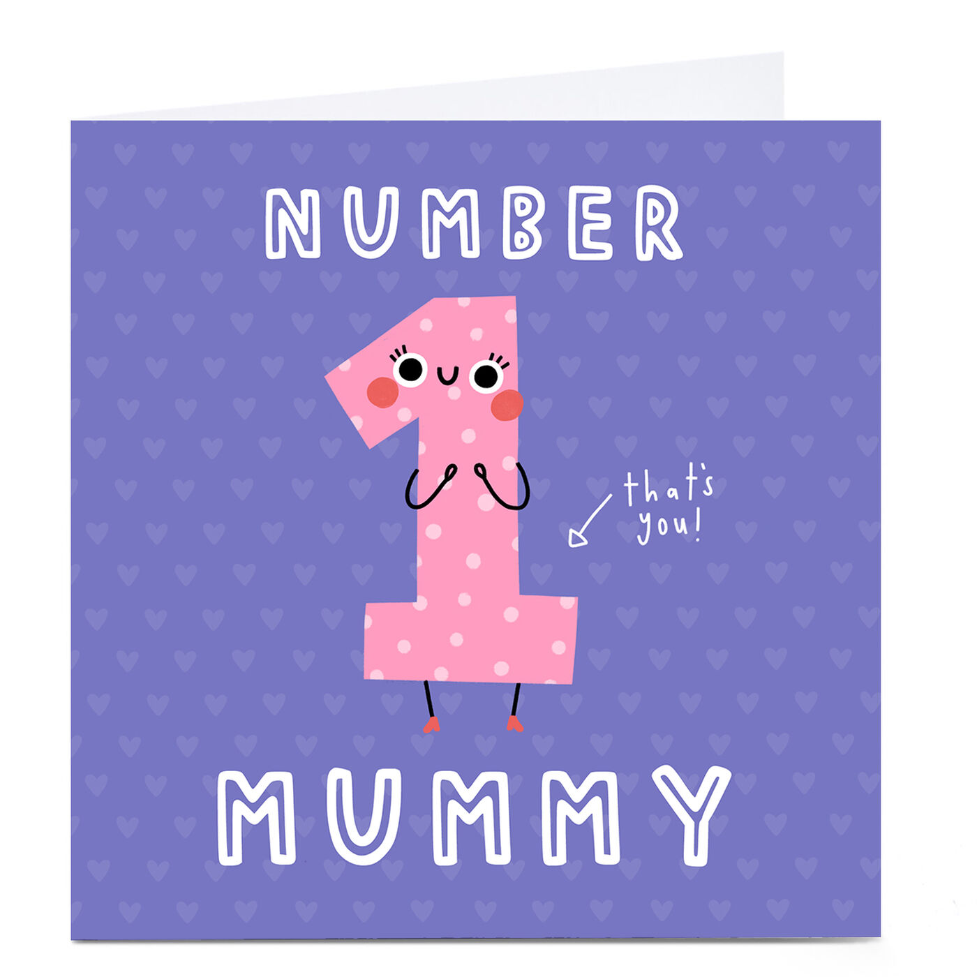 Buy Personalised Jess Moorhouse Mother's Day Card - No. 1 Mummy for GBP ...