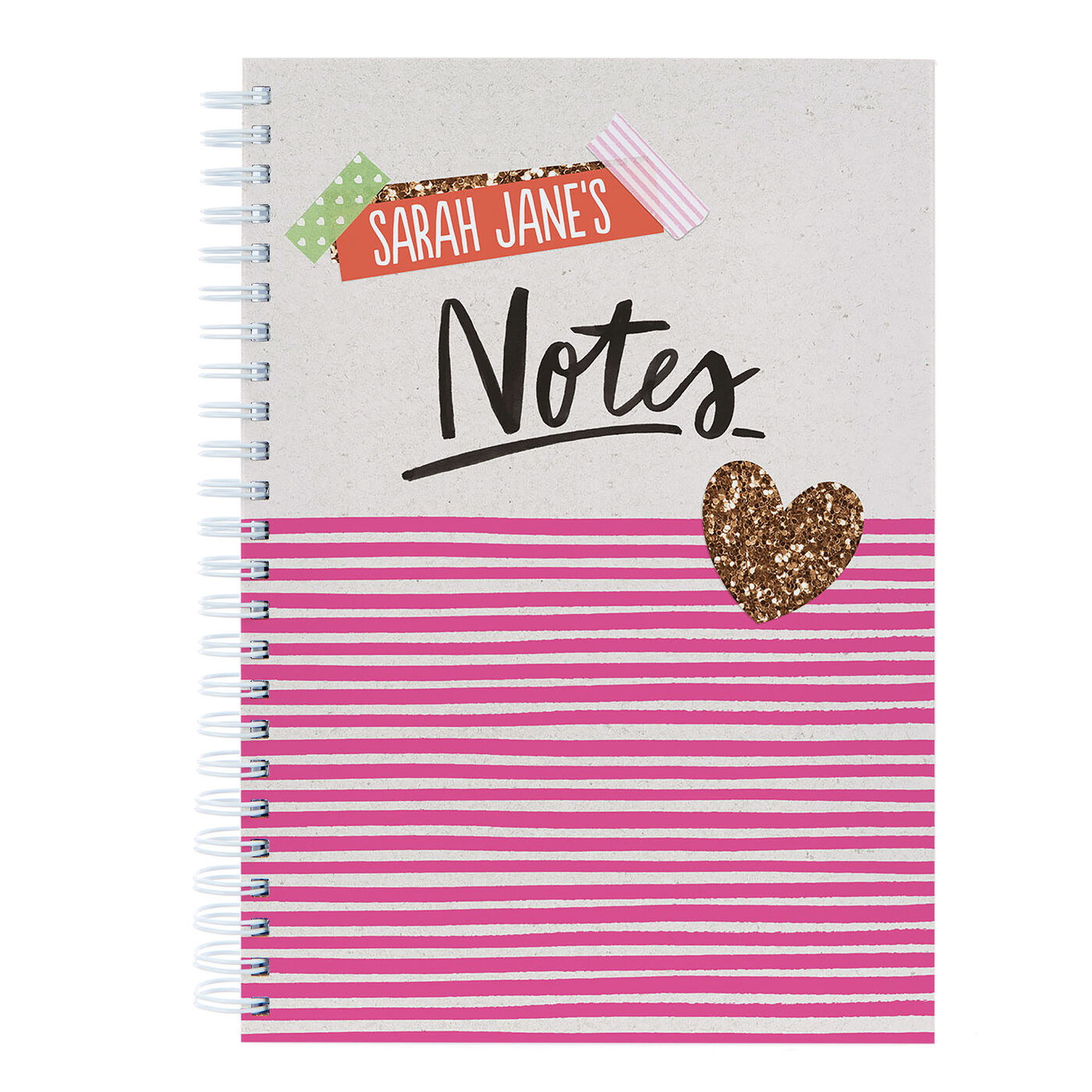 Buy Personalised Notebook - Notes for GBP 6.49 | Card Factory UK