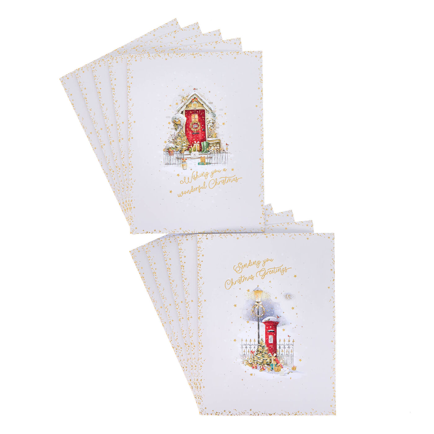 Buy 10 Deluxe Door & Postbox Charity Christmas Cards for GBP 3.49 ...