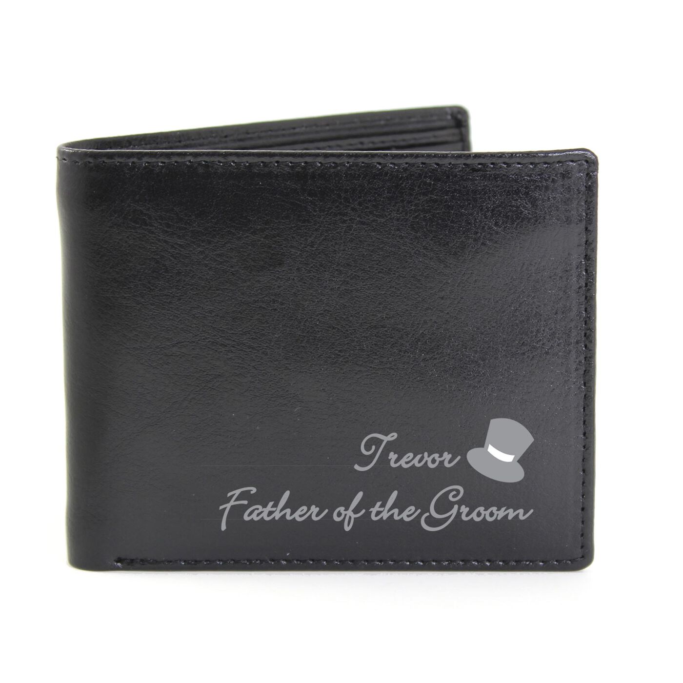 Buy Personalised Top Hat Leather Wallet for GBP 19.99 | Card Factory UK
