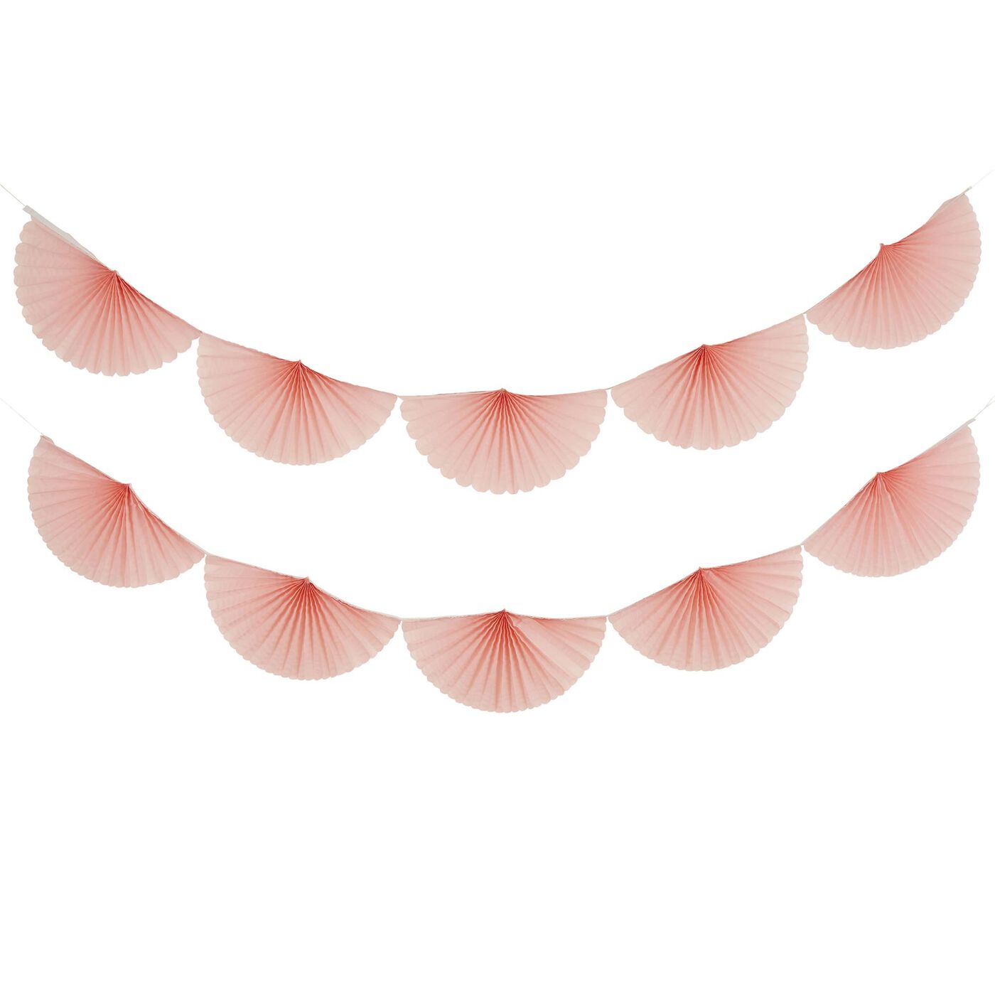 Buy Pink Paper Fan Garland 2m for GBP 6.99 | Card Factory UK