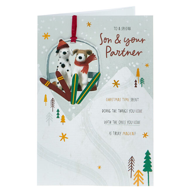 Son & Daughter-in-Law Christmas Cards, Fiancée, Partner & Wife Cards Online