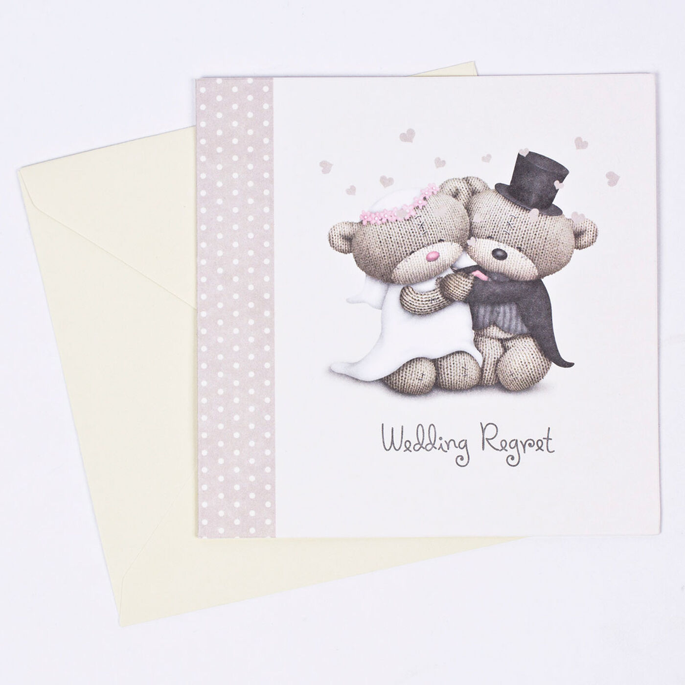 Buy Hugs Wedding Invite Regret Response Card for GBP 0.39 | Card Factory UK