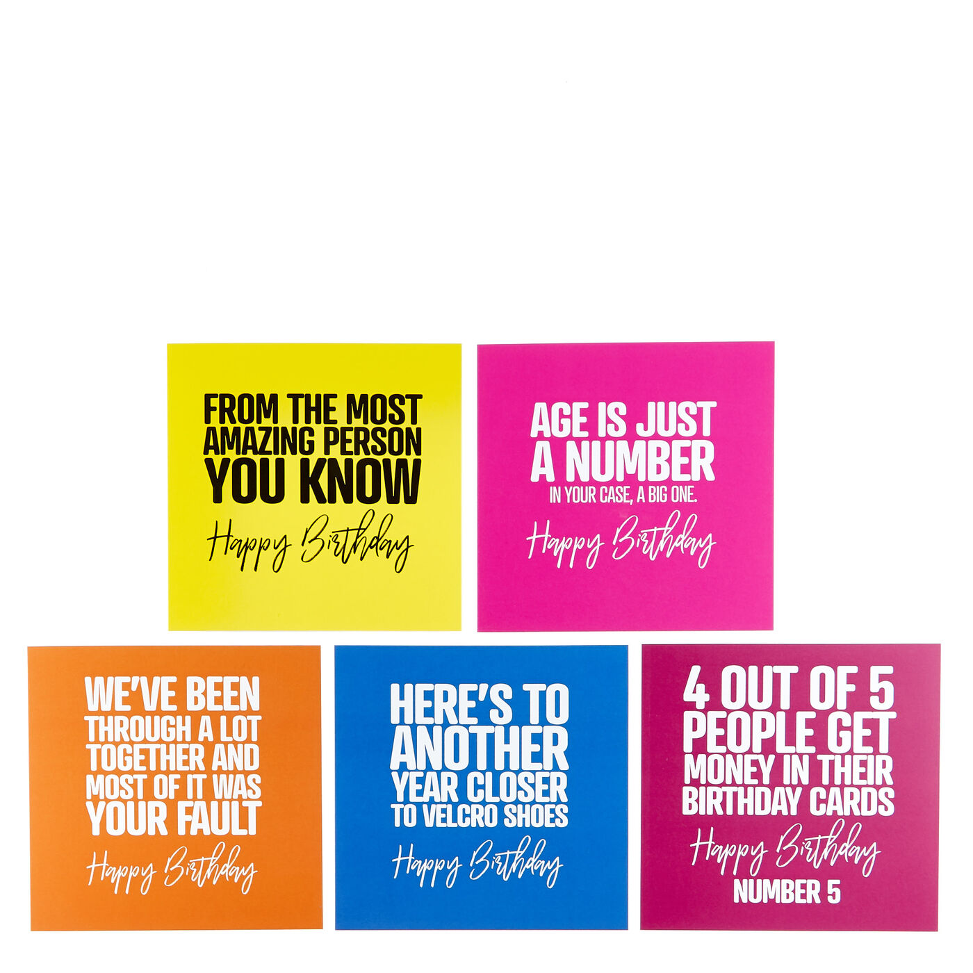 Buy Punk Birthday Cards - Pack of 10 for GBP 9.99 | Card Factory UK