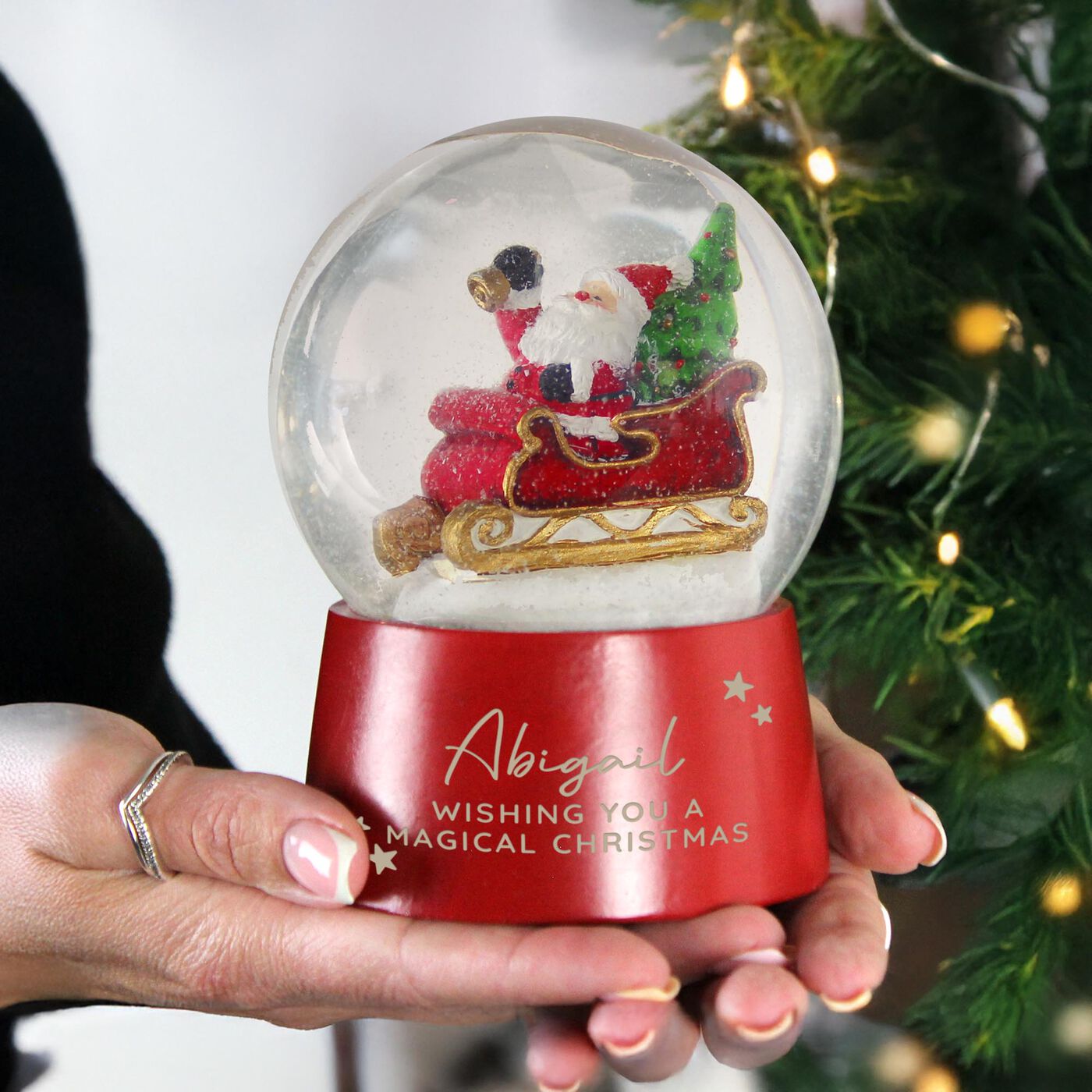 Buy Personalised Musical Santa Globe for GBP 22.99 | Card Factory UK