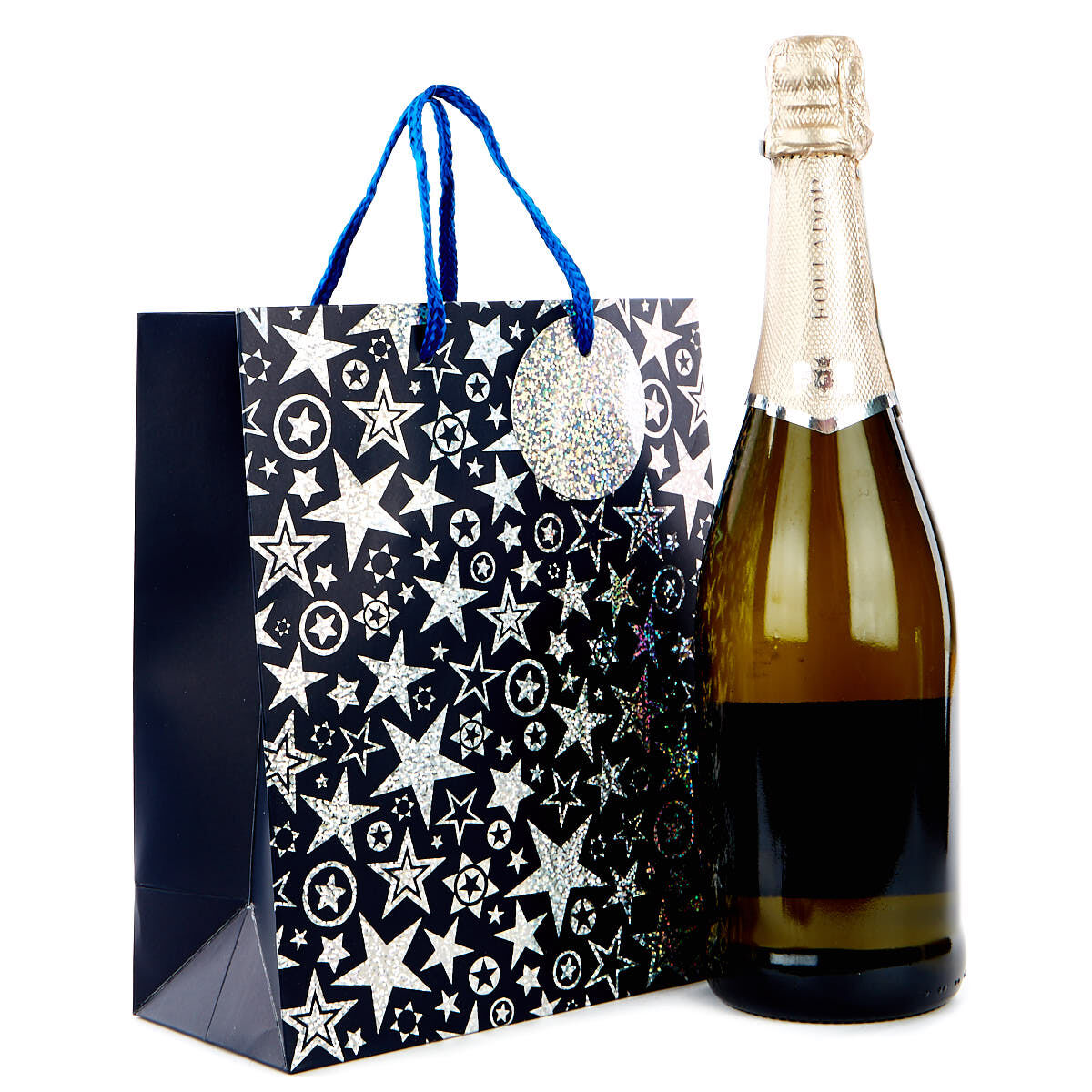 Blue and silver gift bags store