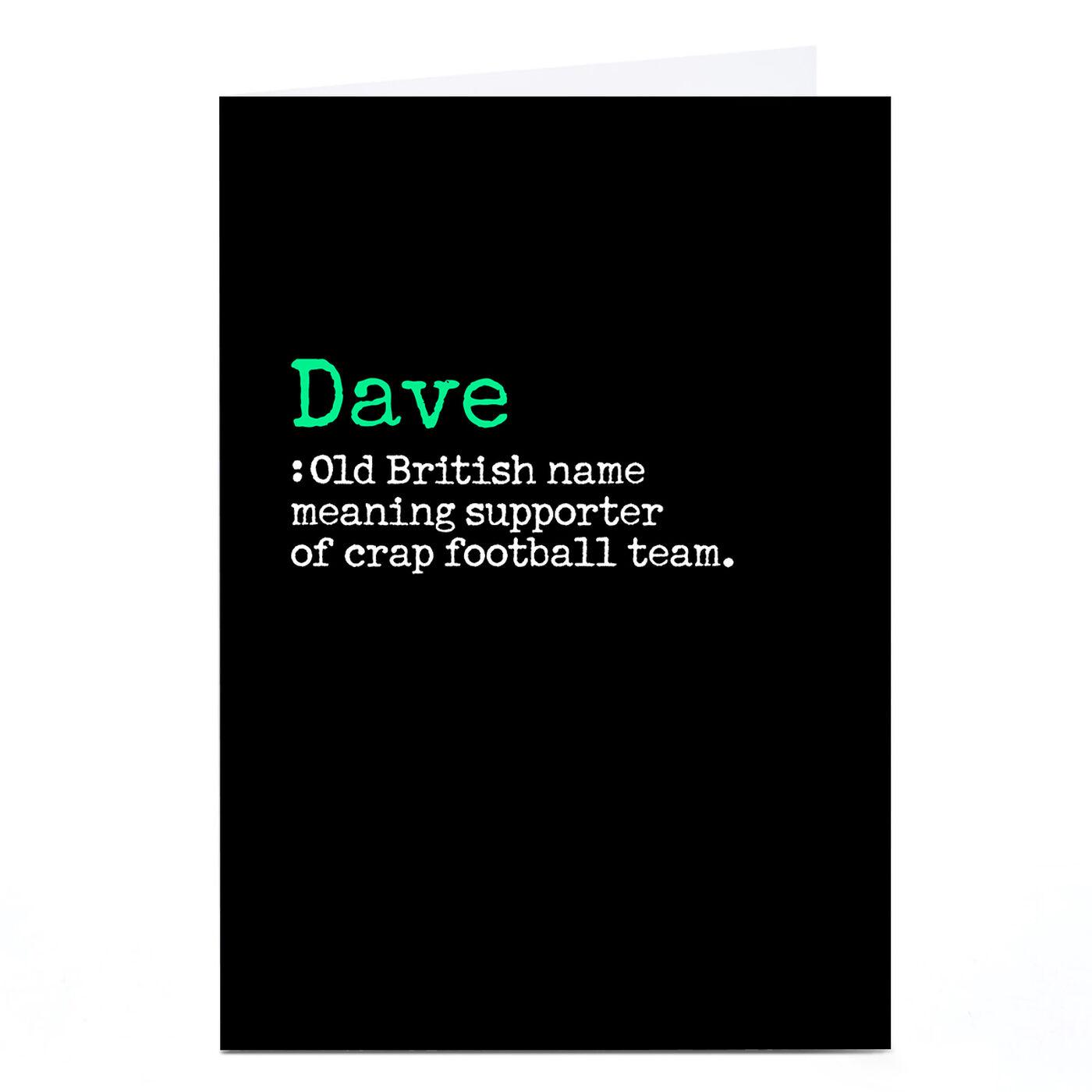 Buy Personalised PG Quips Card - Crap Football Team for GBP 2.99 | Card ...