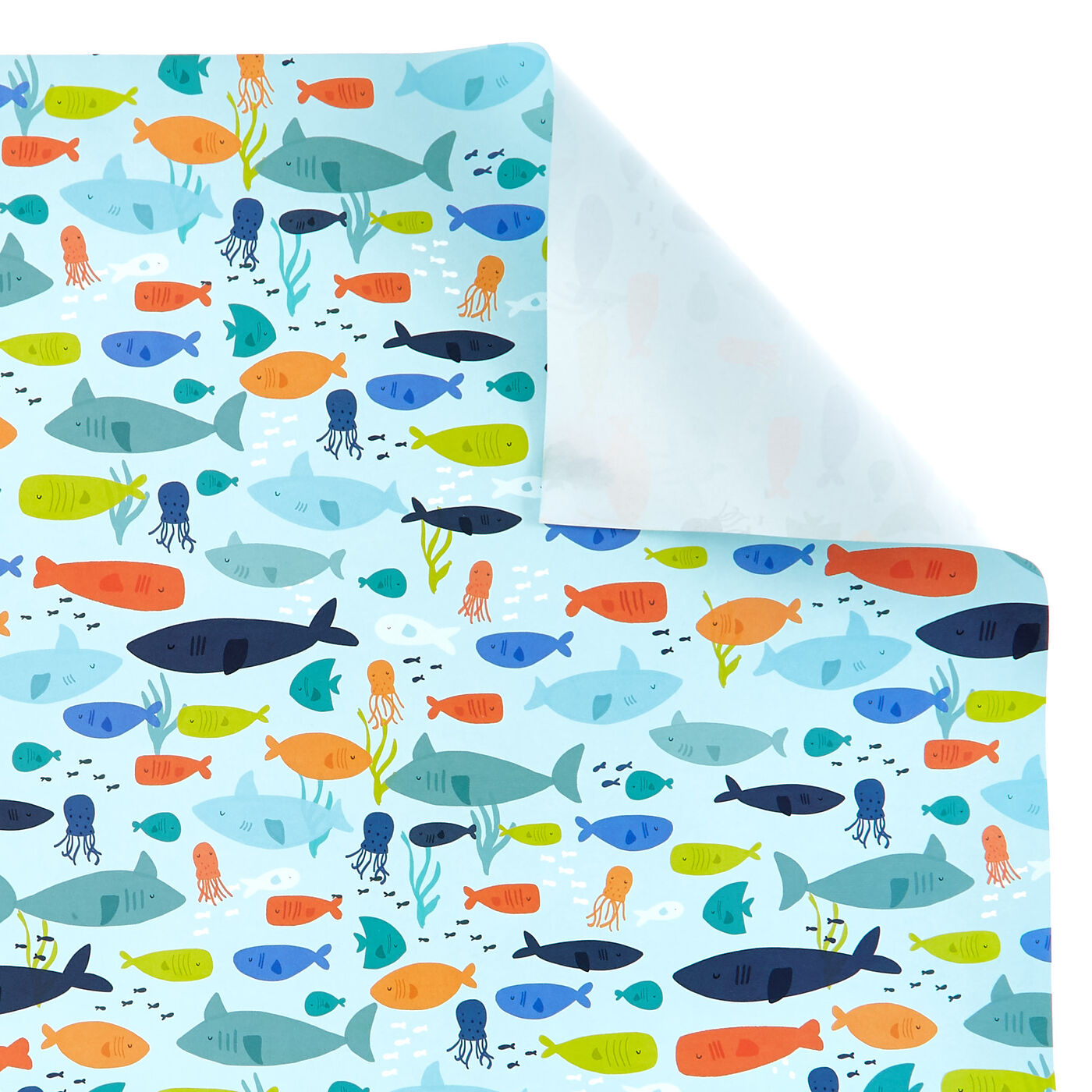 Buy Under The Sea Wrapping Paper - 1 Sheet for GBP 0.45 | Card Factory UK