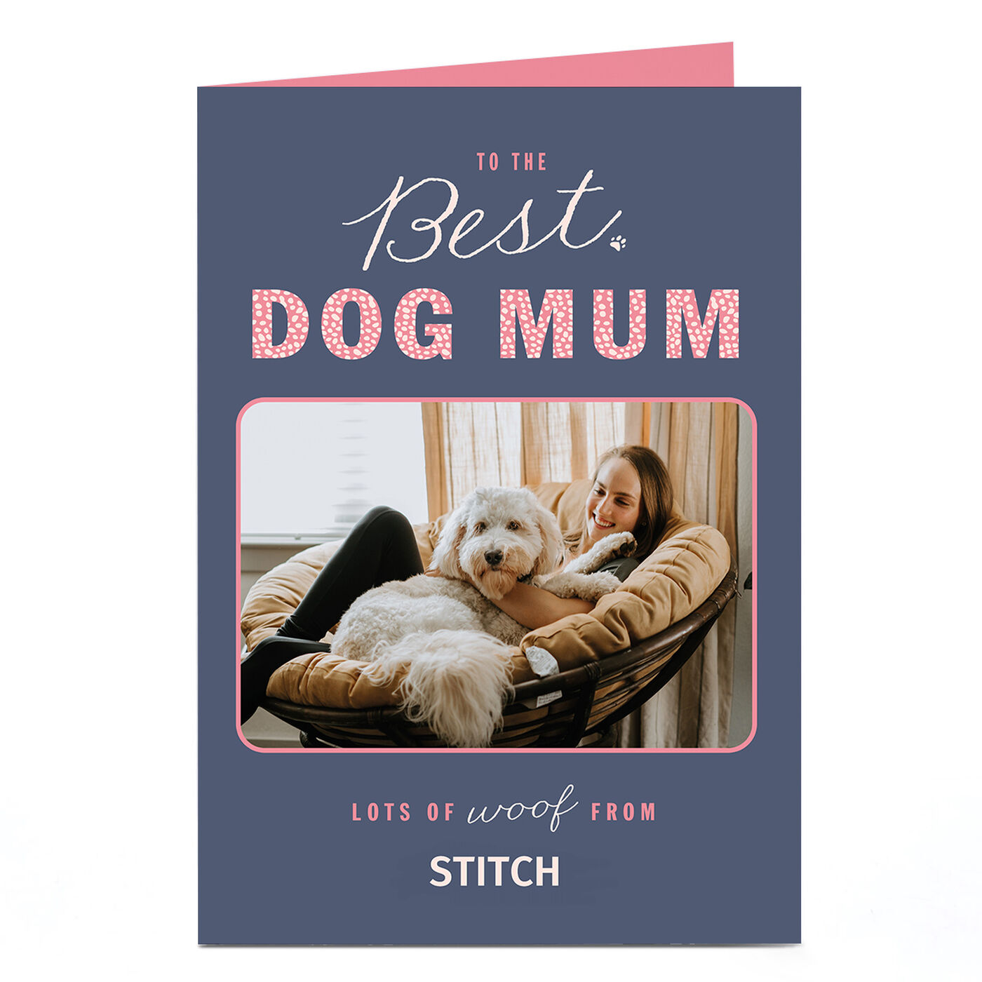 Buy Photo Birthday Card - The Best Dog Mum for GBP 2.99 | Card Factory UK