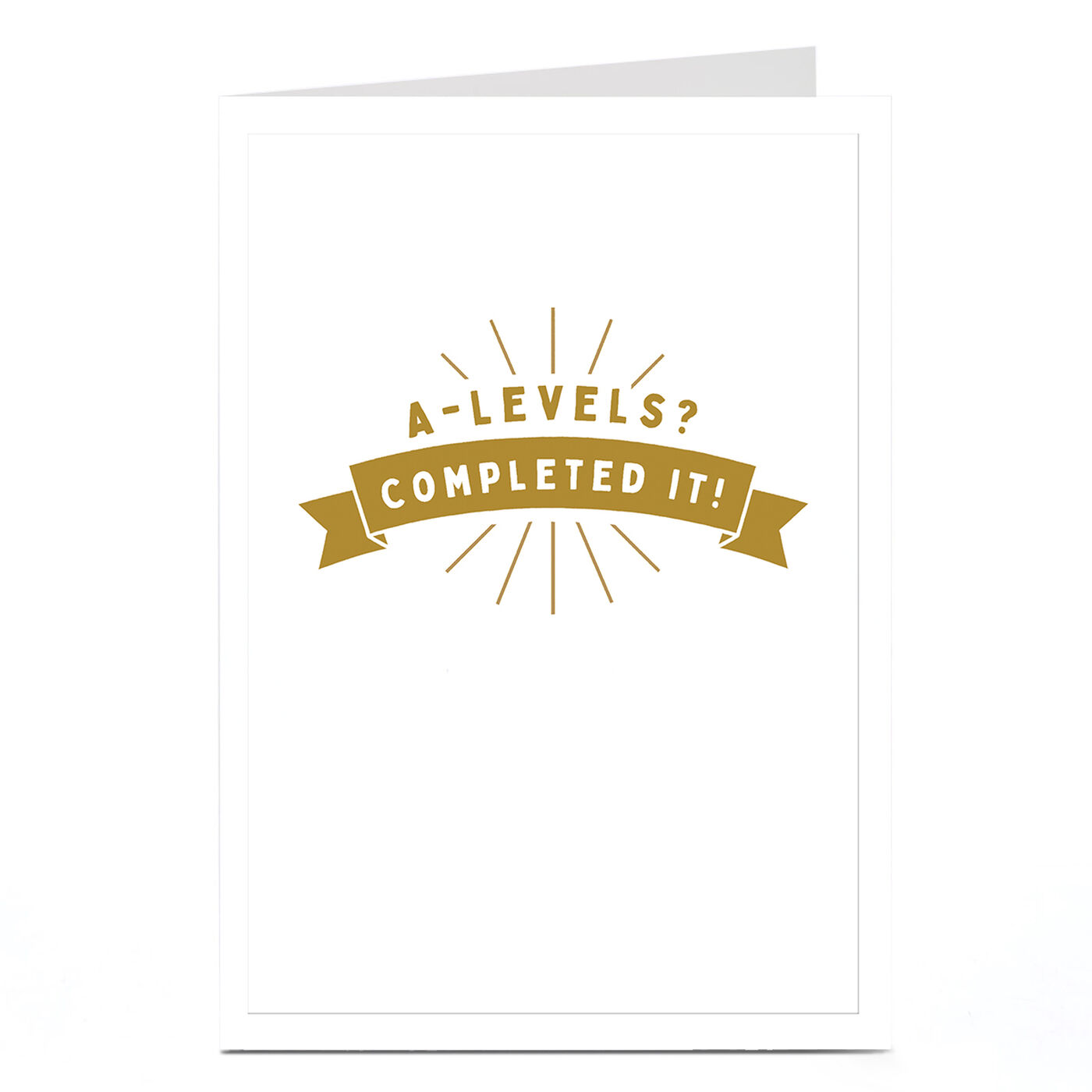 Buy Congratulations Card - A Levels Completed It for GBP 1.99 | Card ...