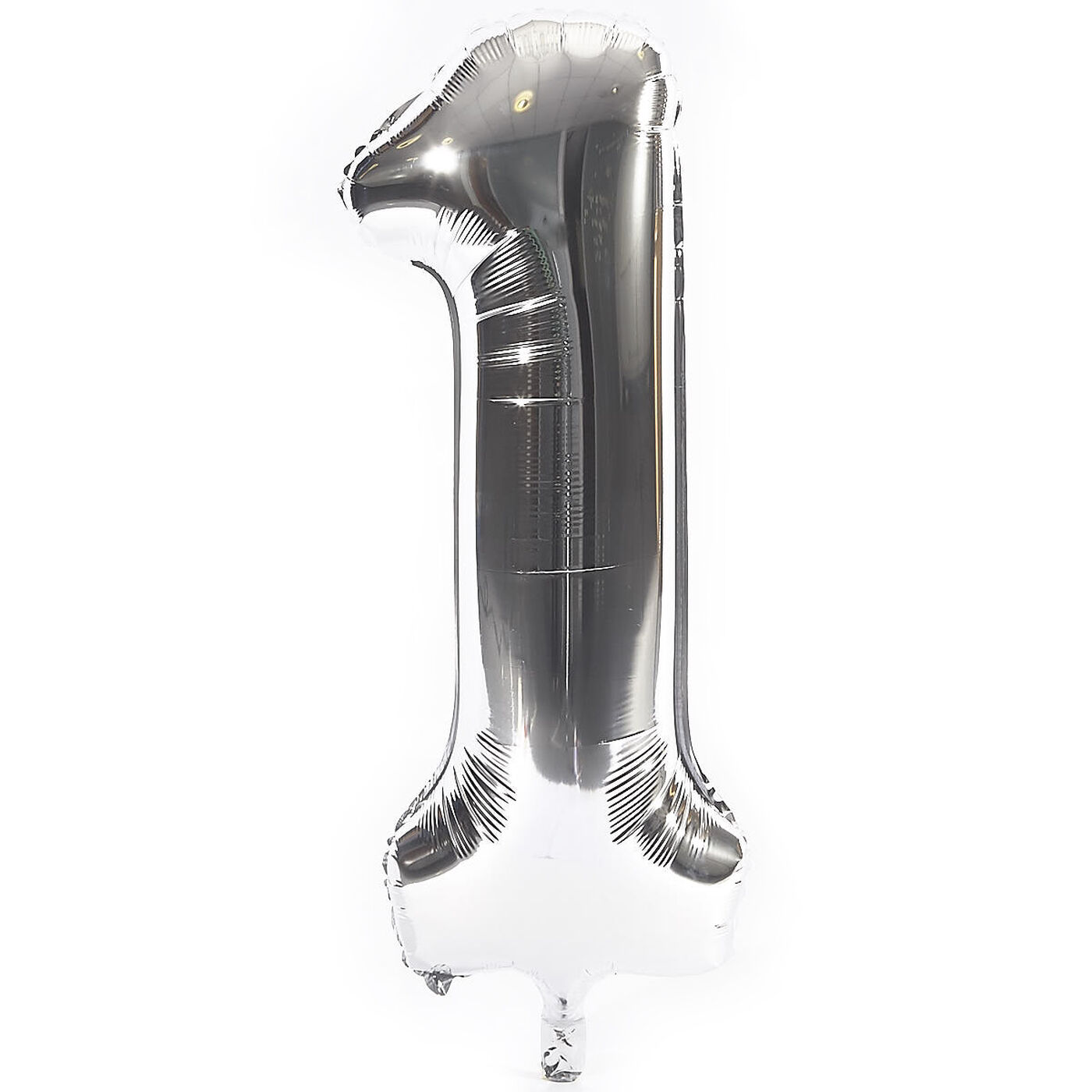 Buy Age 13 Giant Foil Helium Numeral Balloons - Silver (deflated) for ...