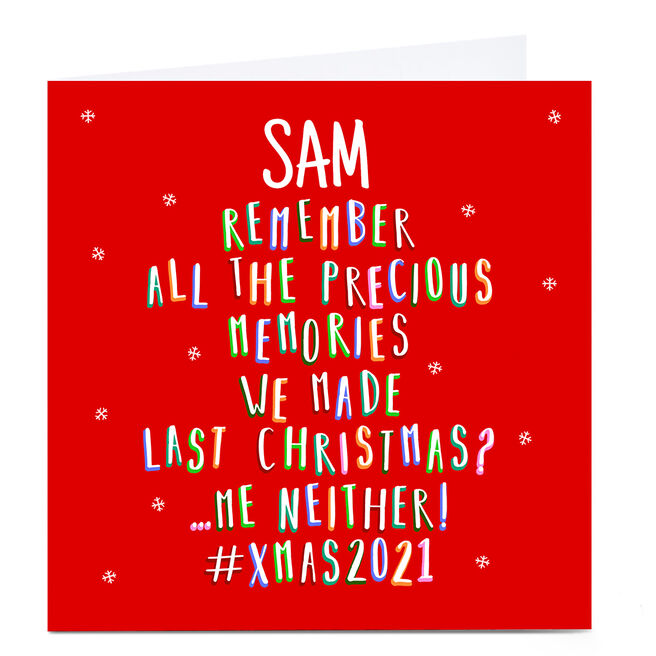 Christmas Cards for Him, Special & Funny Personalised Christmas Cards ...