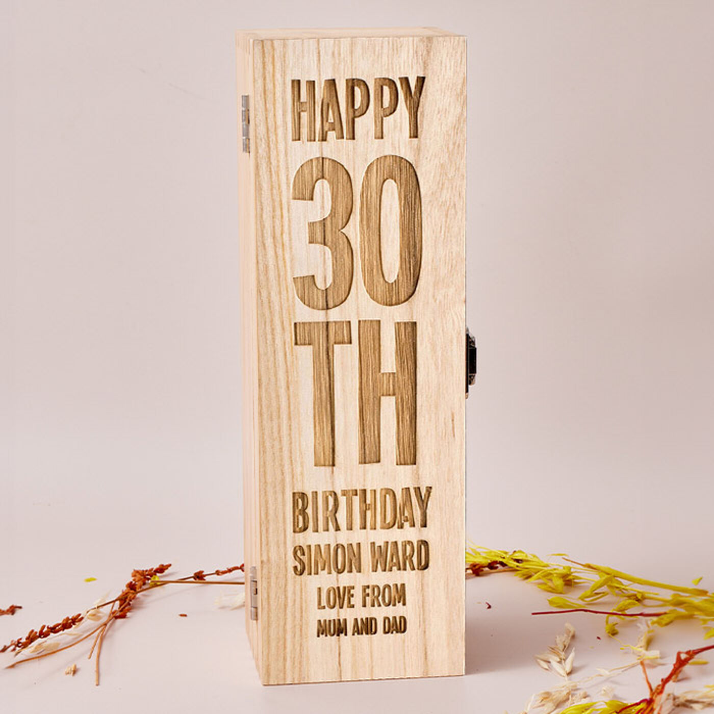 Buy Engraved Wooden Box With Luxury Prosecco - 30th Birthday for GBP 29 ...