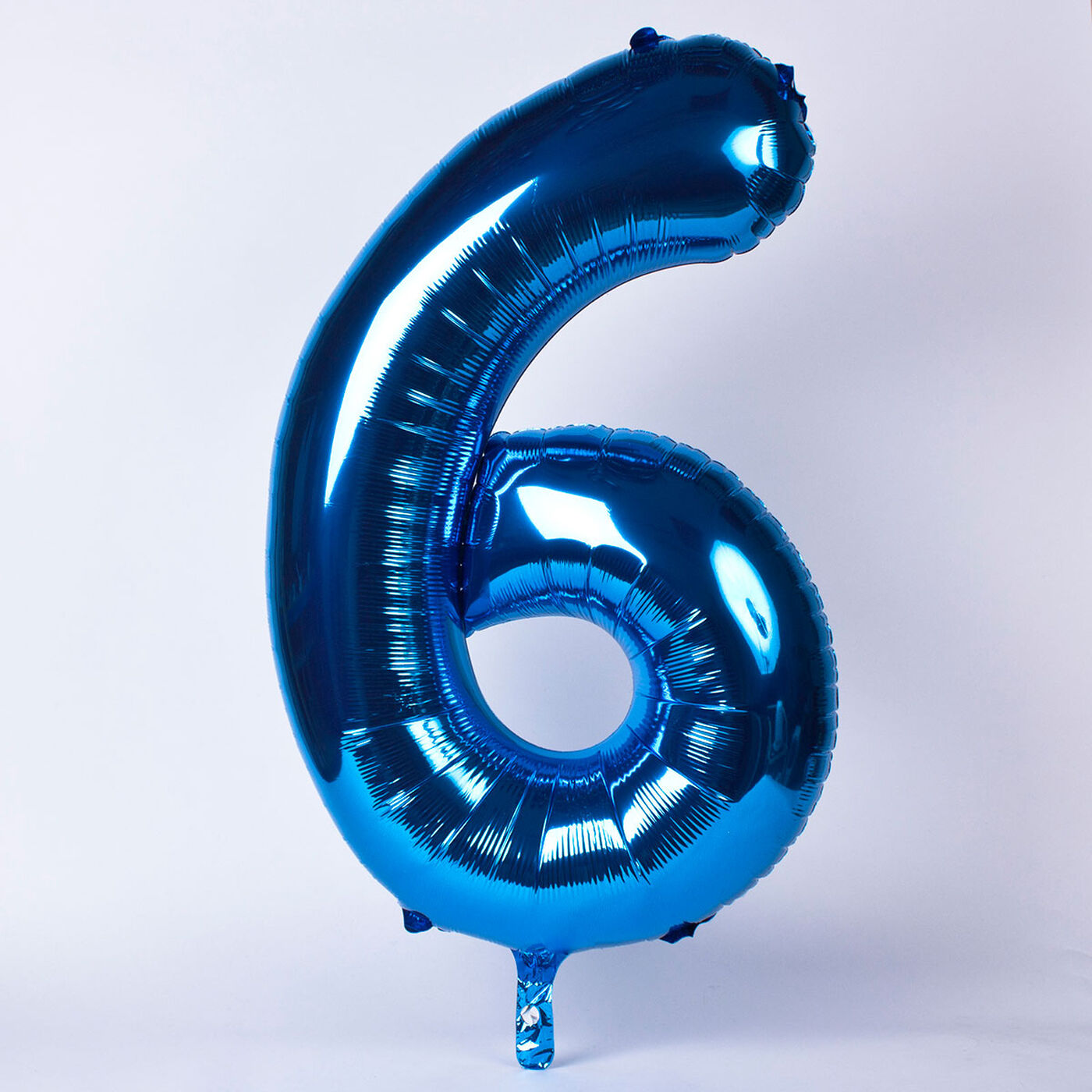 Blue Giant Number Helium Balloons 0-9 - INFLATED