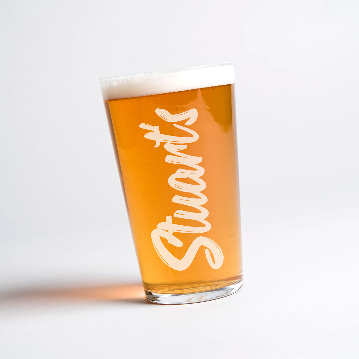 Personalised Pint Glass - Big Name | GettingPersonal.co.uk