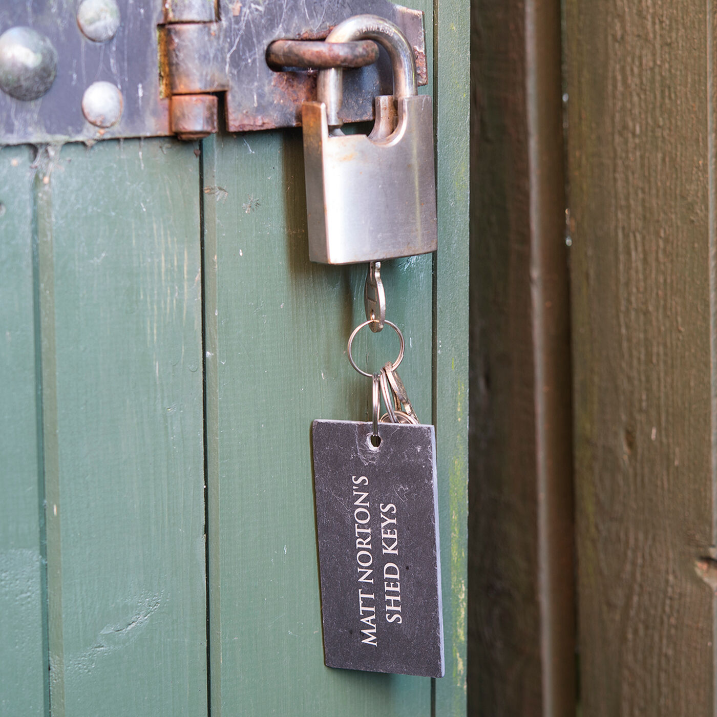 Personalised Slate Key Ring | GettingPersonal.co.uk