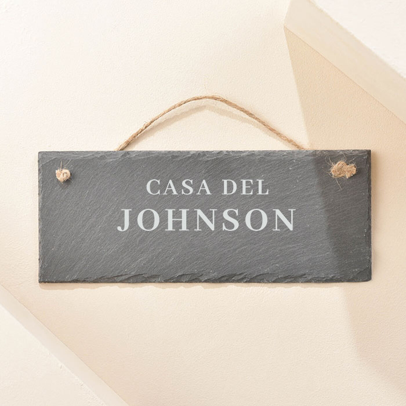 Create Your Own - Personalised Hanging Slate Sign | Getting Personal