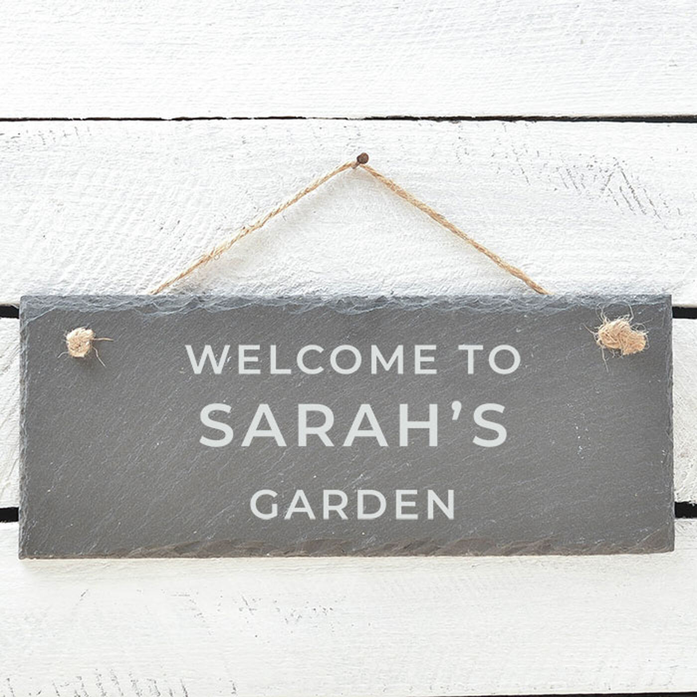Create Your Own - Personalised Hanging Slate Sign | Getting Personal