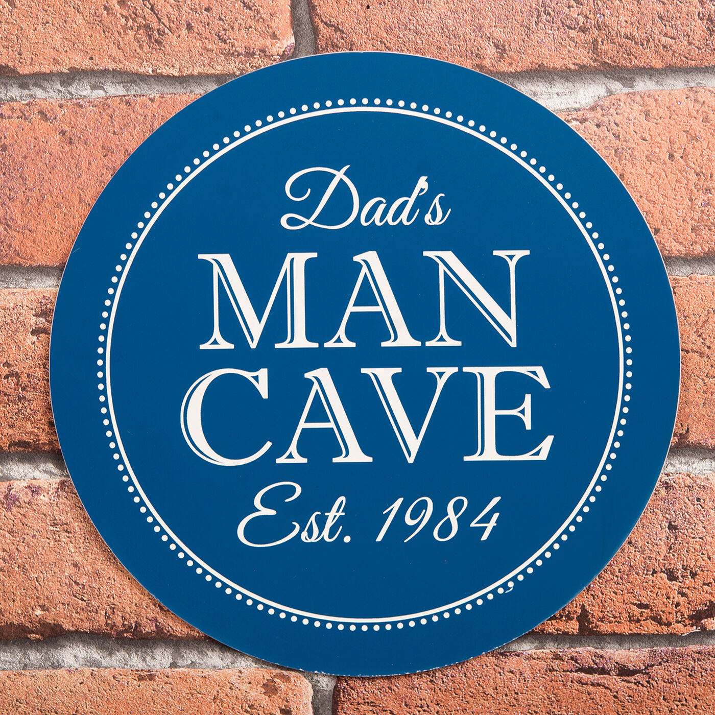 Personalised Heritage Blue Plaque - Man Cave | GettingPersonal.co.uk