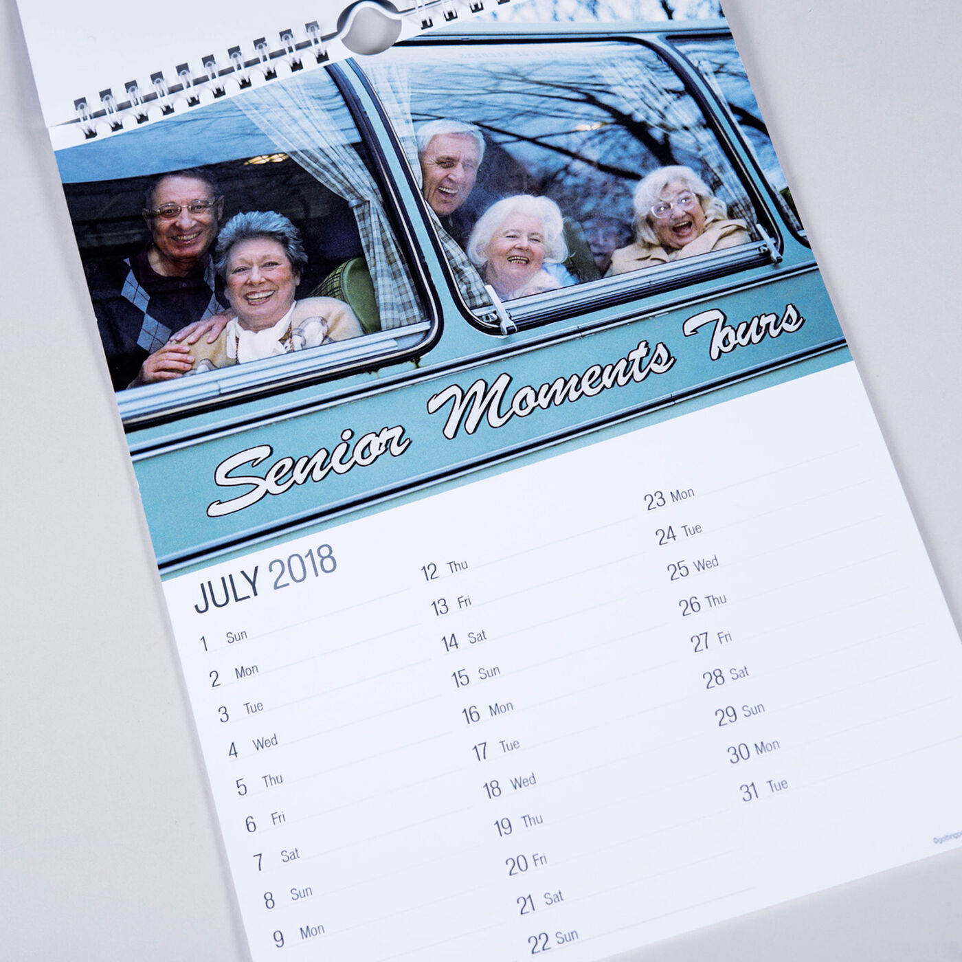 Personalised Calendar - Senior Moments Road Sign | Getting Personal