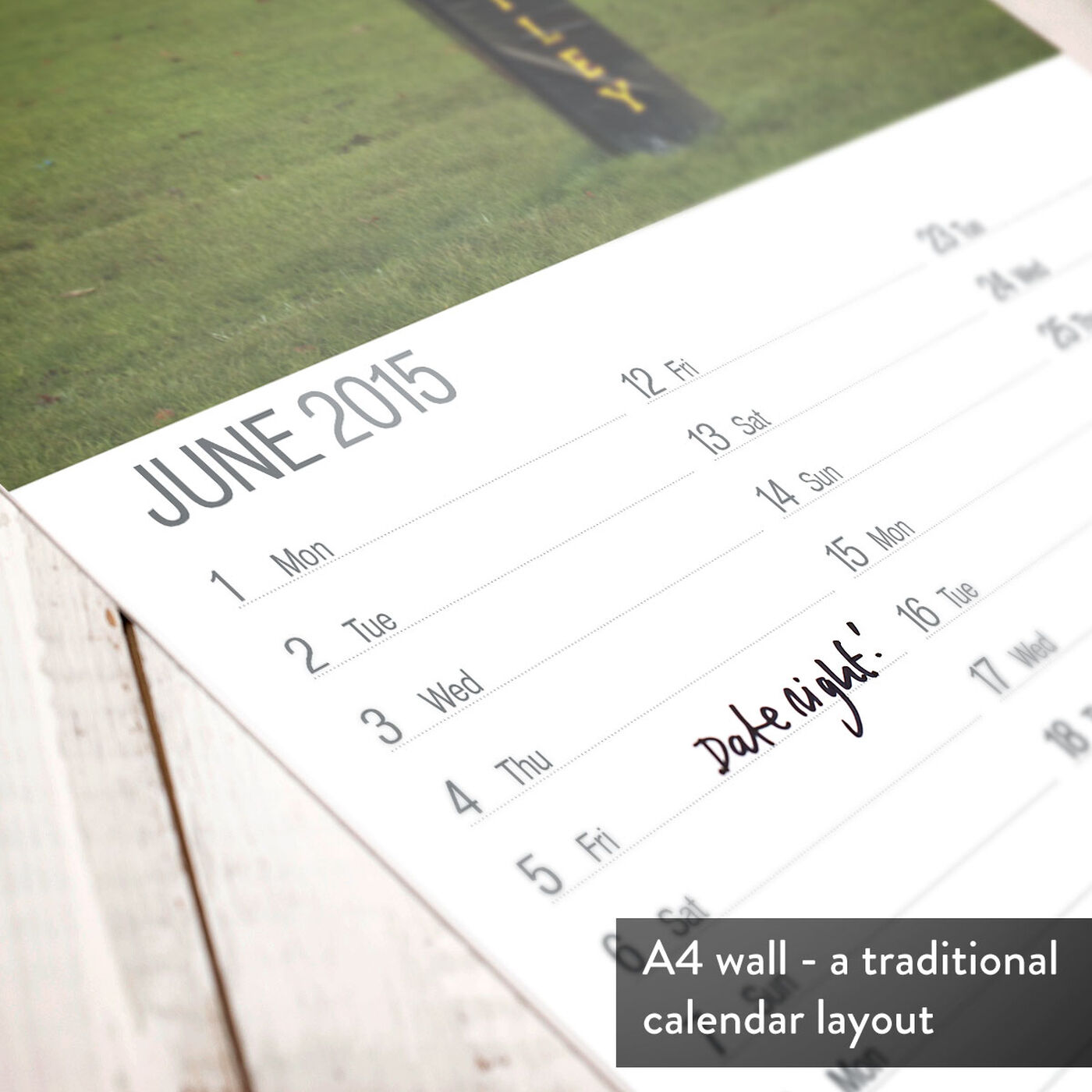 Personalised Rugby Calendar - 1st Edition | GettingPersonal.co.uk