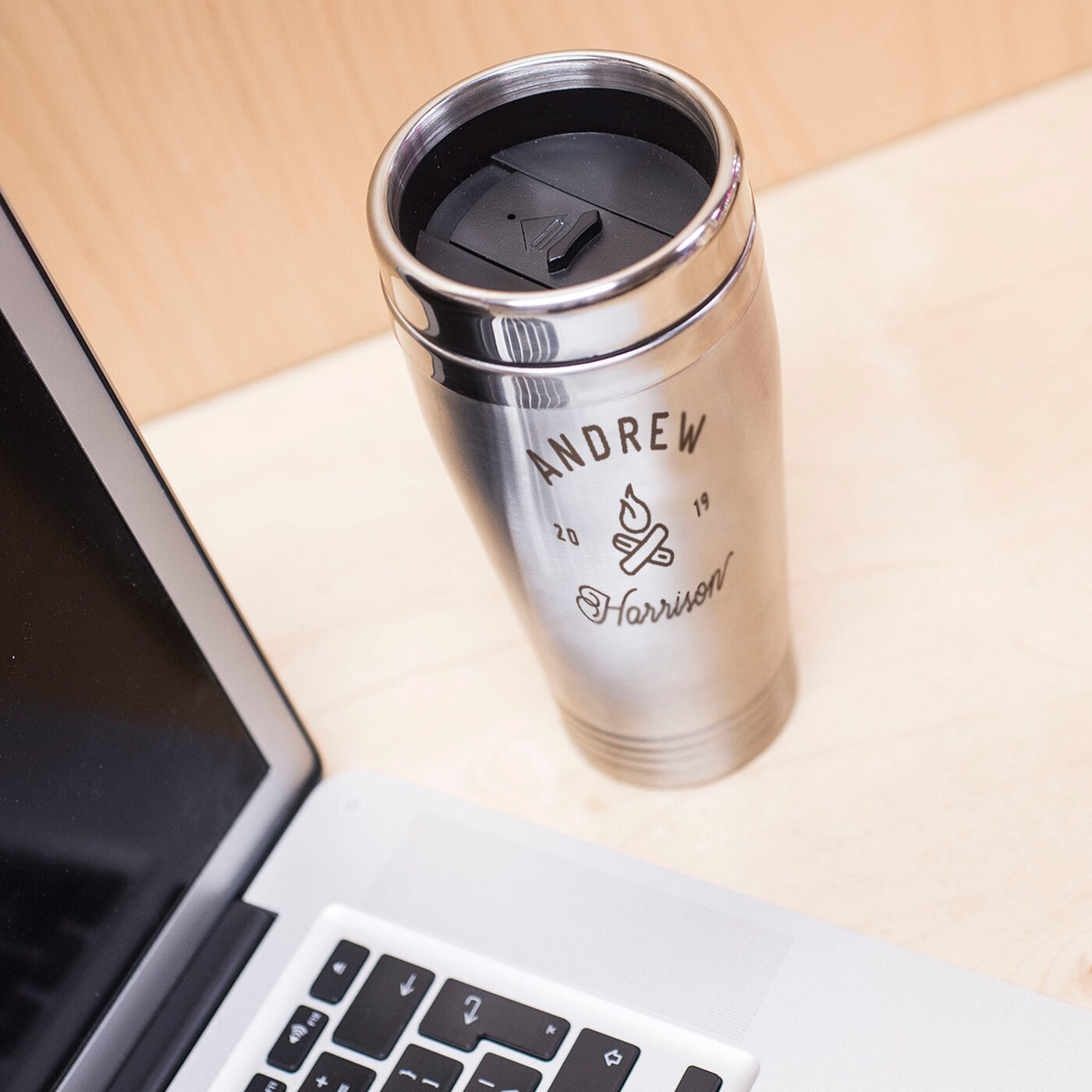 Personalised Travel Vacuum Flask - Adventure | GettingPersonal.co.uk