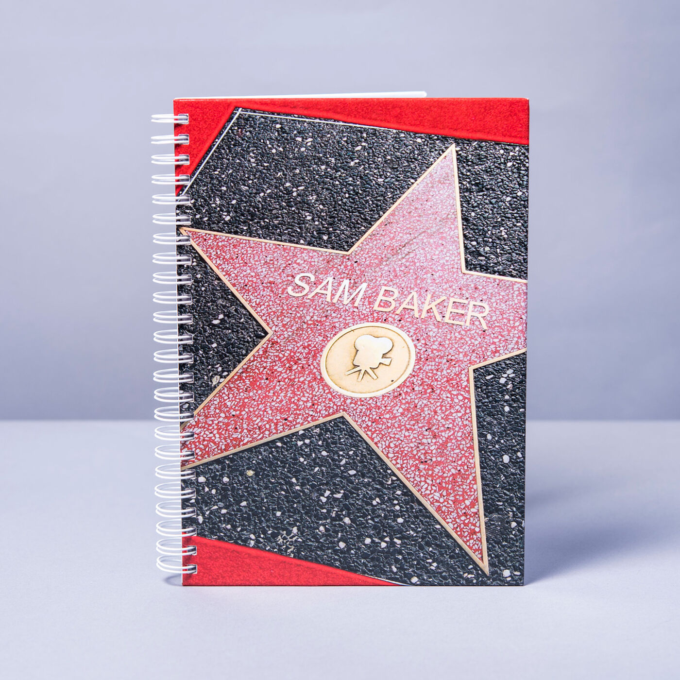 Personalised Notebook - Hollywood Walk Of Fame | GettingPersonal